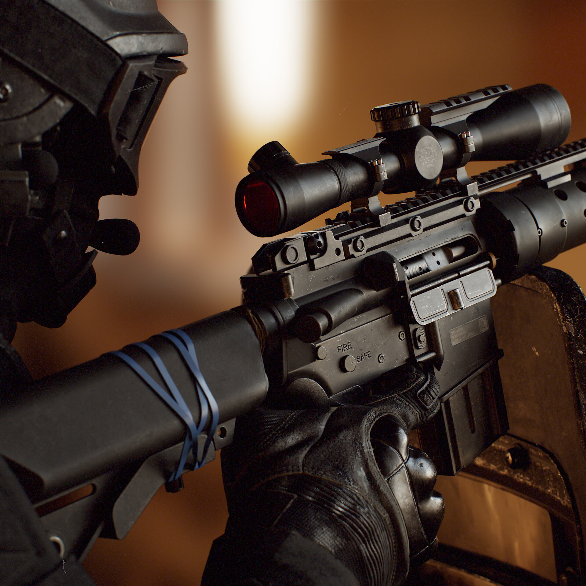 ArtStation - MK-12 Rifle