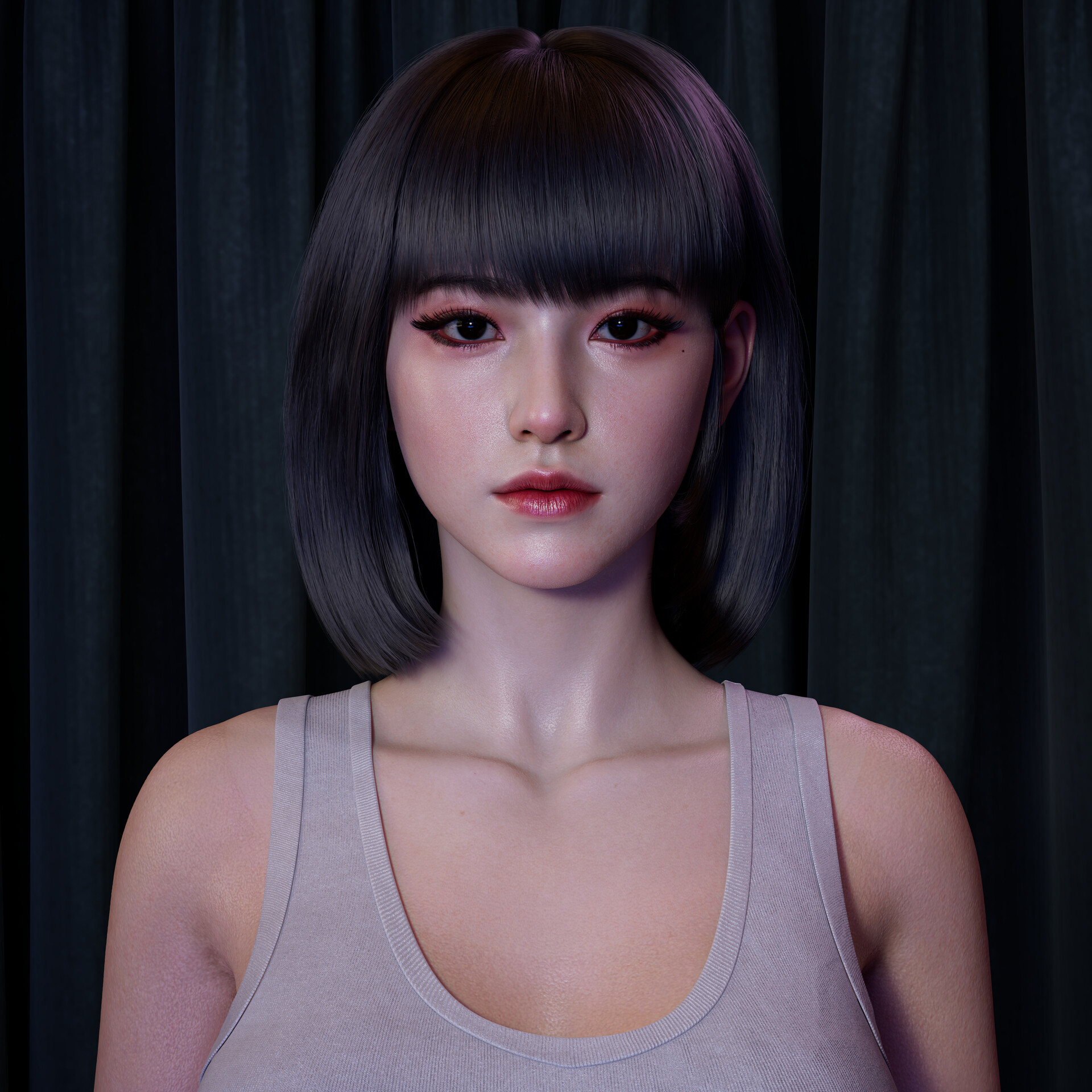 ArtStation - Girl_晓蝉