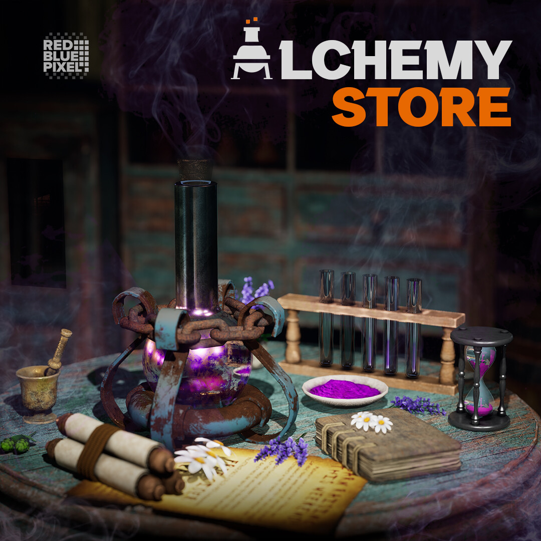 ArtStation - Medieval Alchemist Store