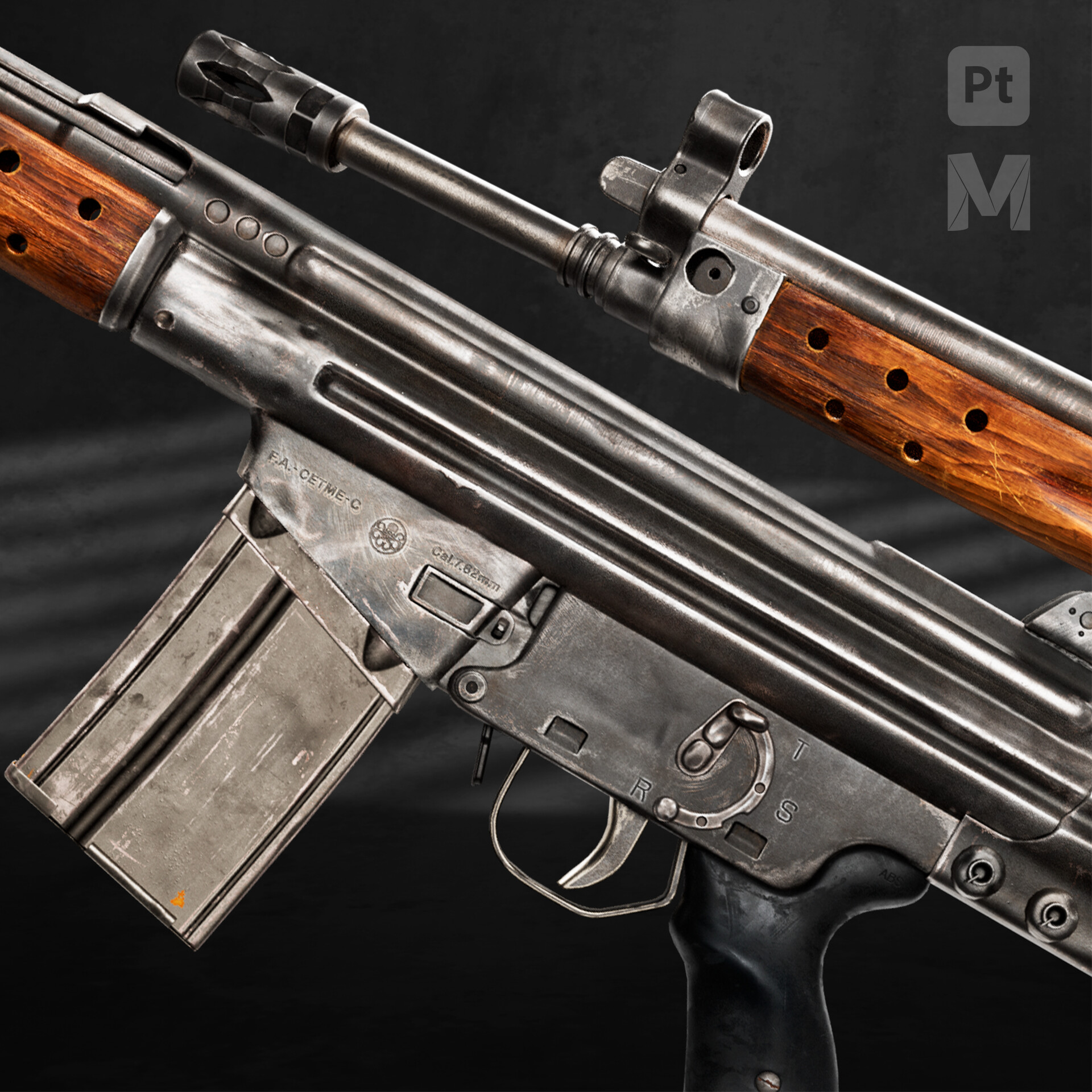 ArtStation - Cetme Model C (Game Asset)