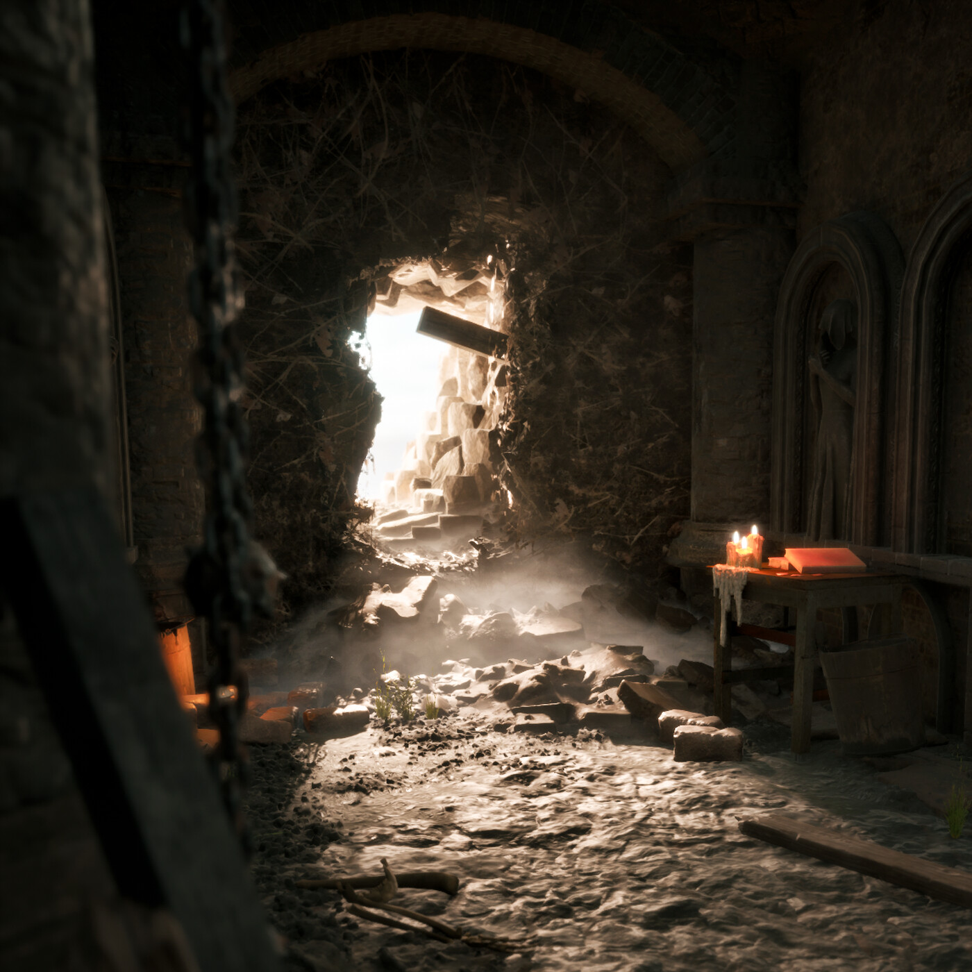 ArtStation - Old Monastery Tunnels