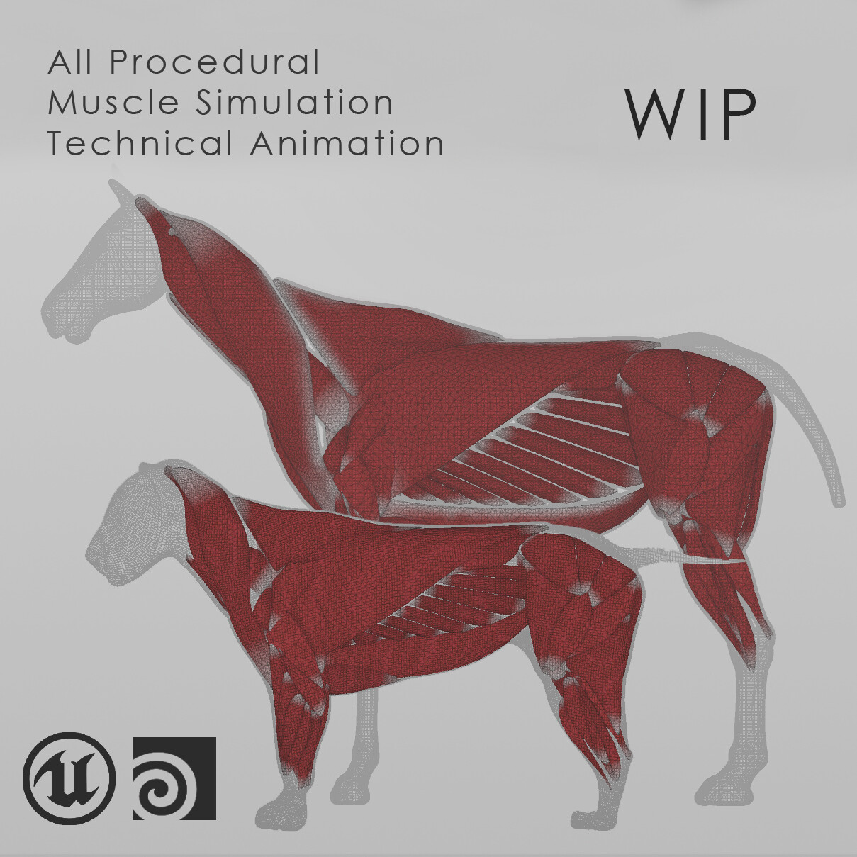ArtStation - Fully procedural creatures variations