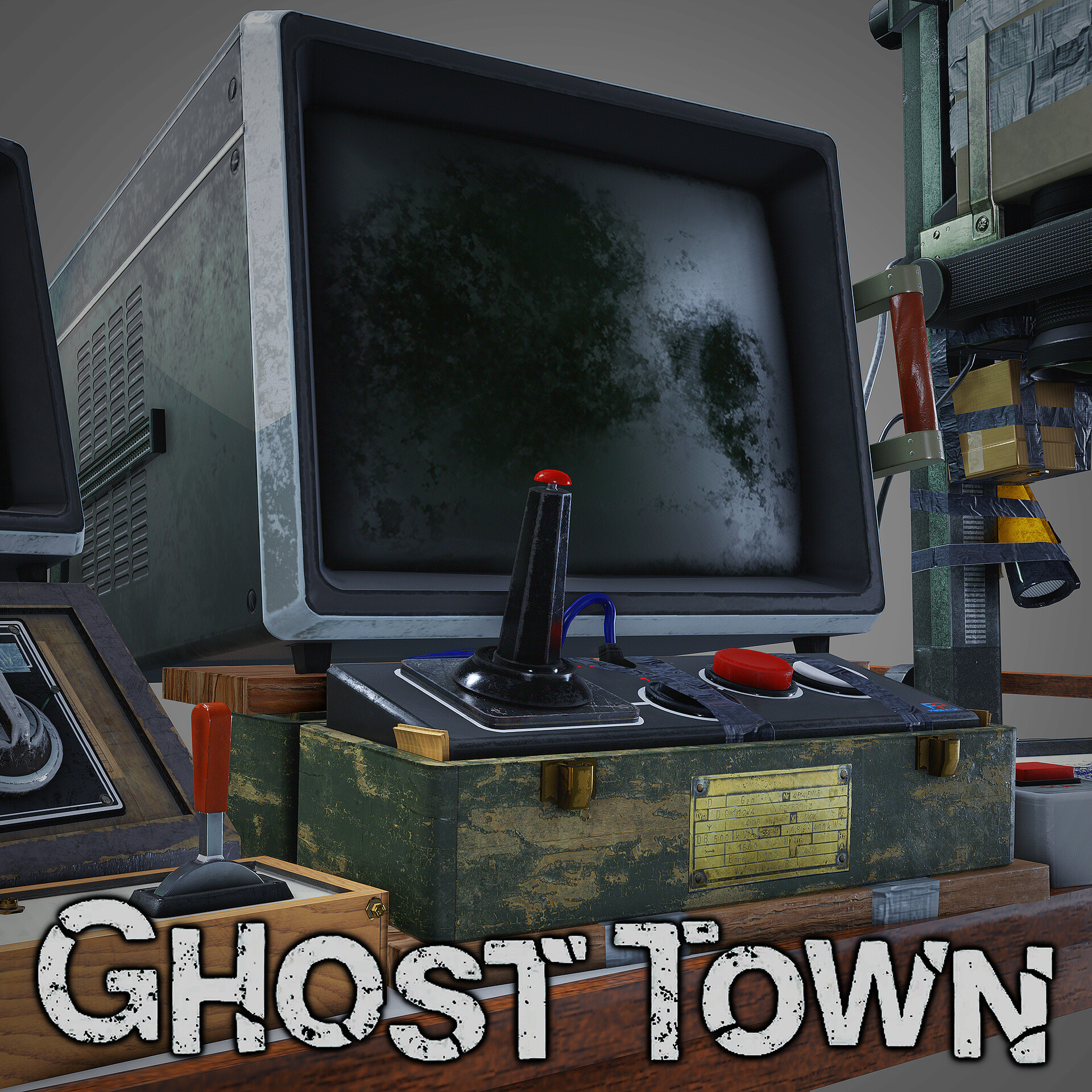 ArtStation - GHOST TOWN: Props
