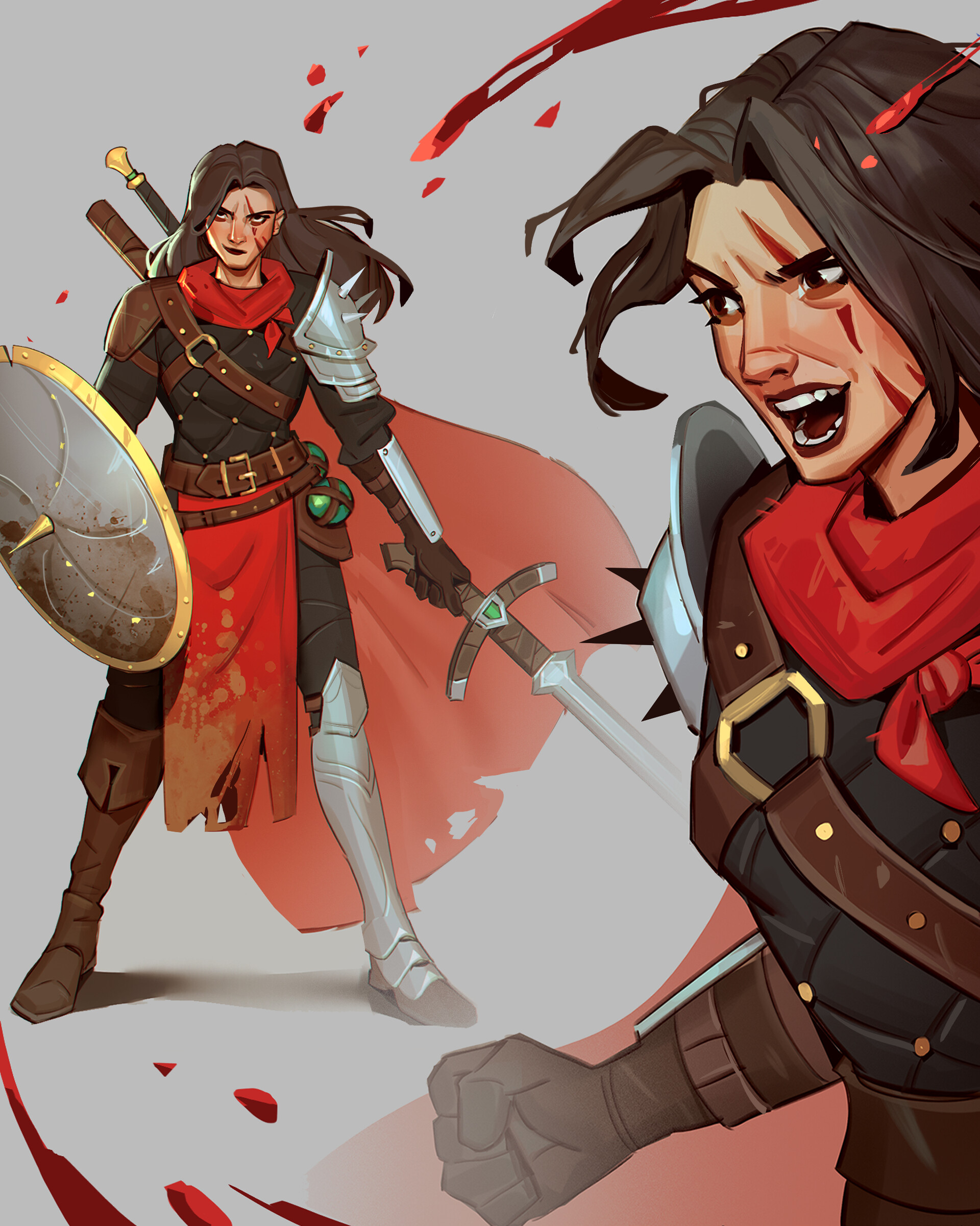 ArtStation - Card Game DnD Characters