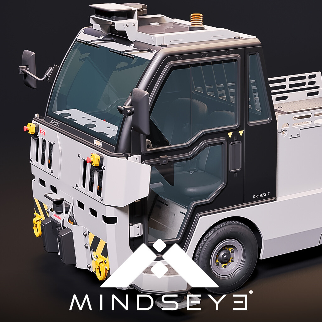 ArtStation - Mindseye - Airport Tug