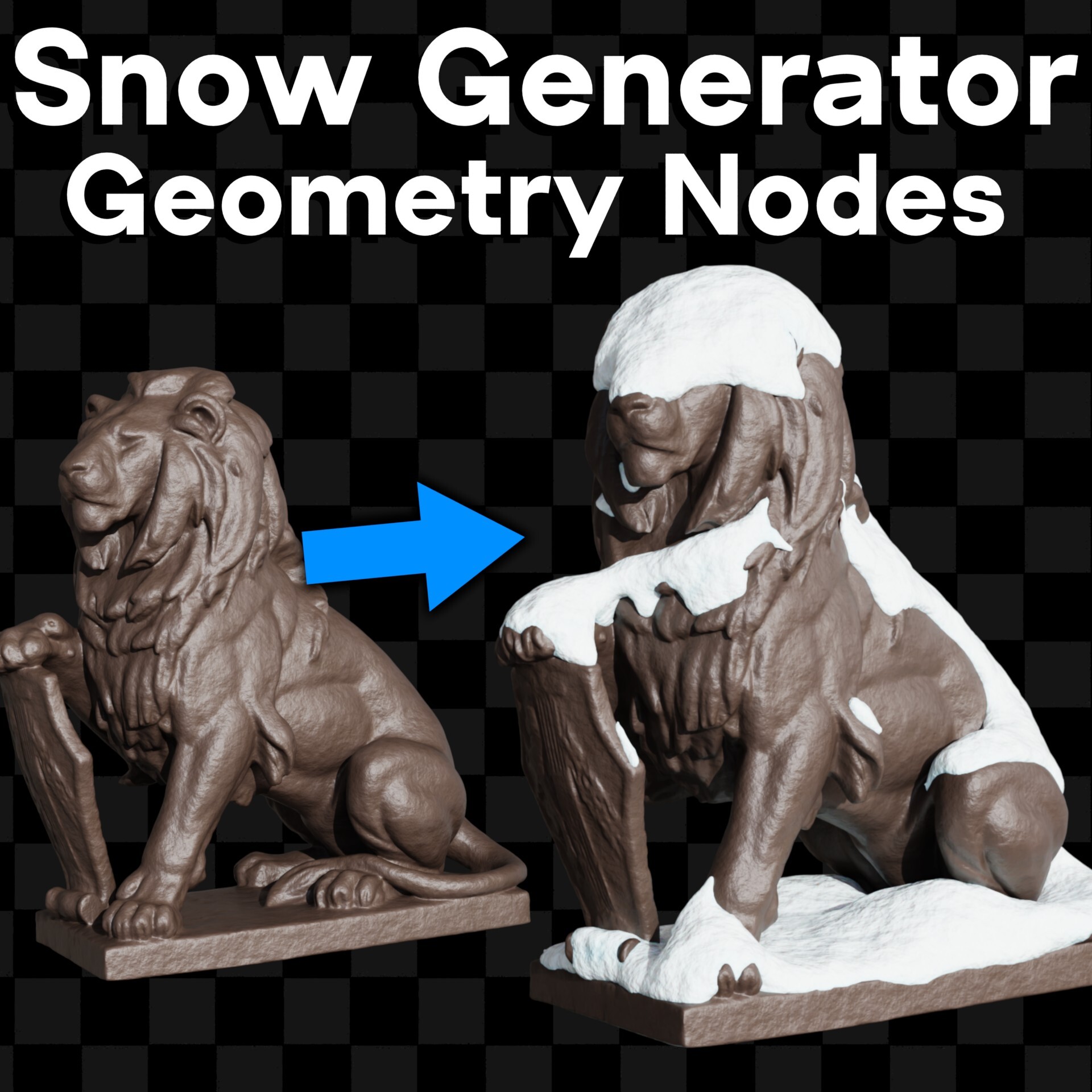 ArtStation - Snow Generator 🌨️ (Geometry Nodes)