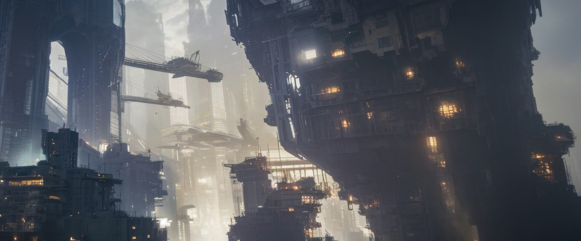 ArtStation - Aerial Transit Corridors - Series