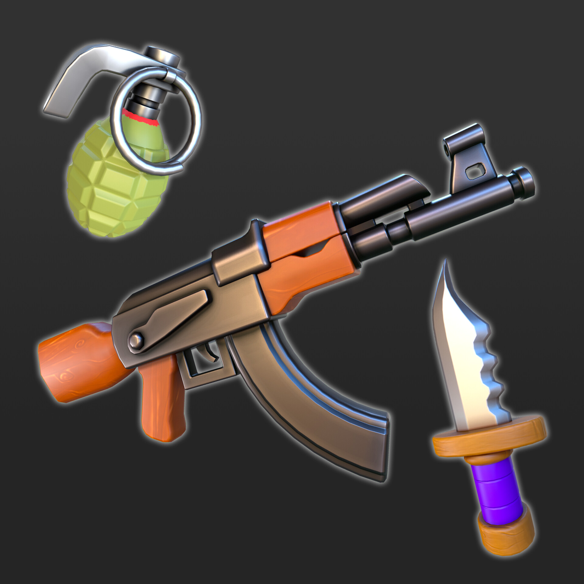 ArtStation - Stylized Weapon Pack