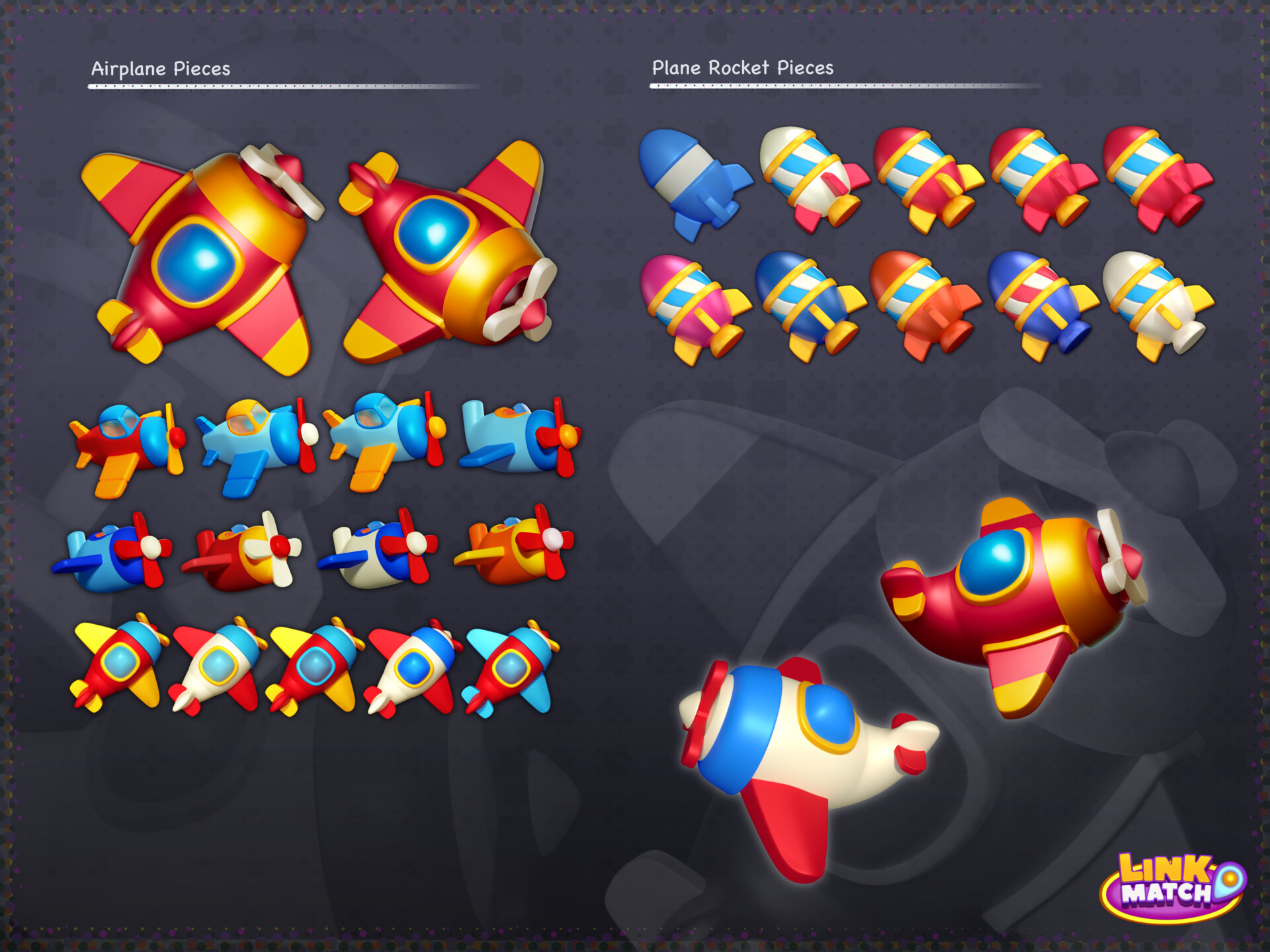 ArtStation - Obstacle Items - Match 3 Game