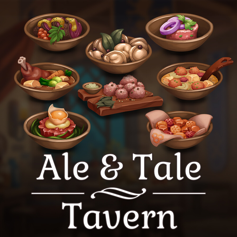 ArtStation - Ale and Tale Tavern — Food Concept Art