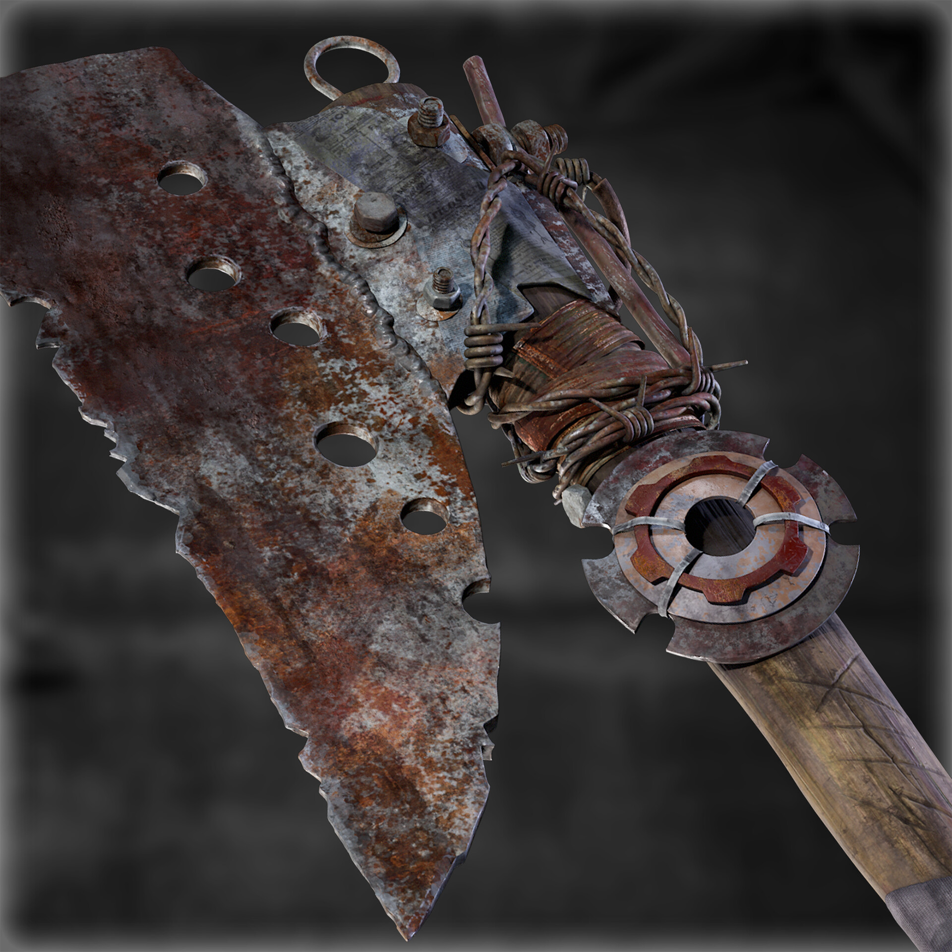 ArtStation - Post-Apocalyptic Axe