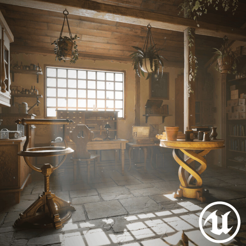 ArtStation - Wizard study