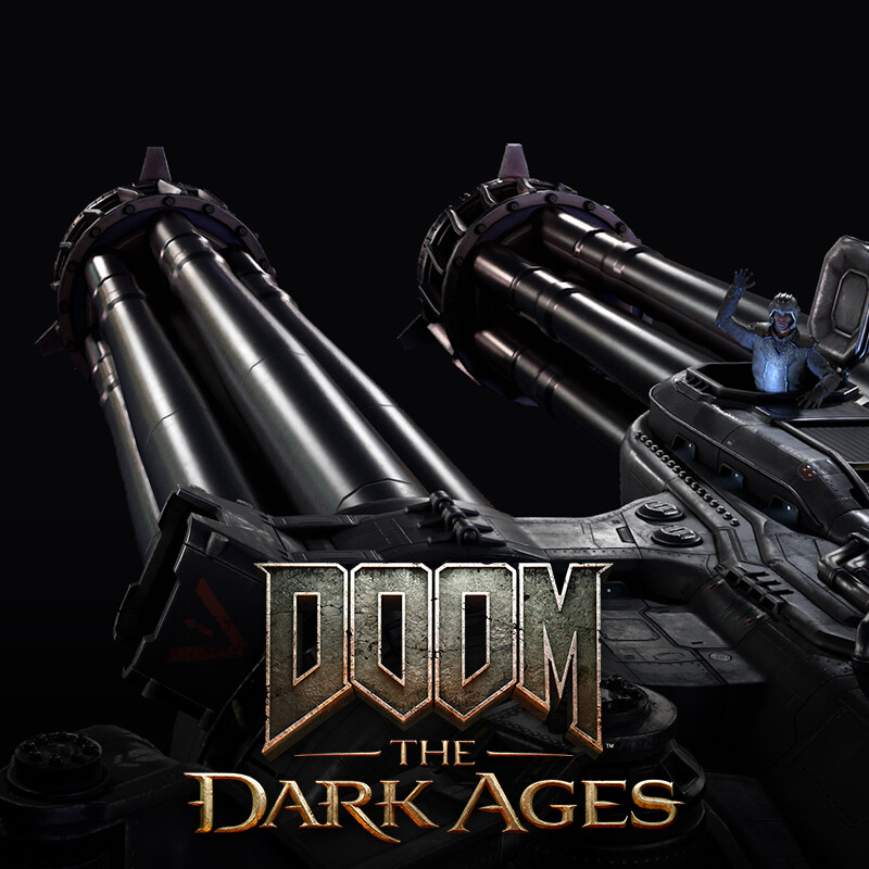 ArtStation - DOOM: THE DARK AGES - Atlan Chaingun