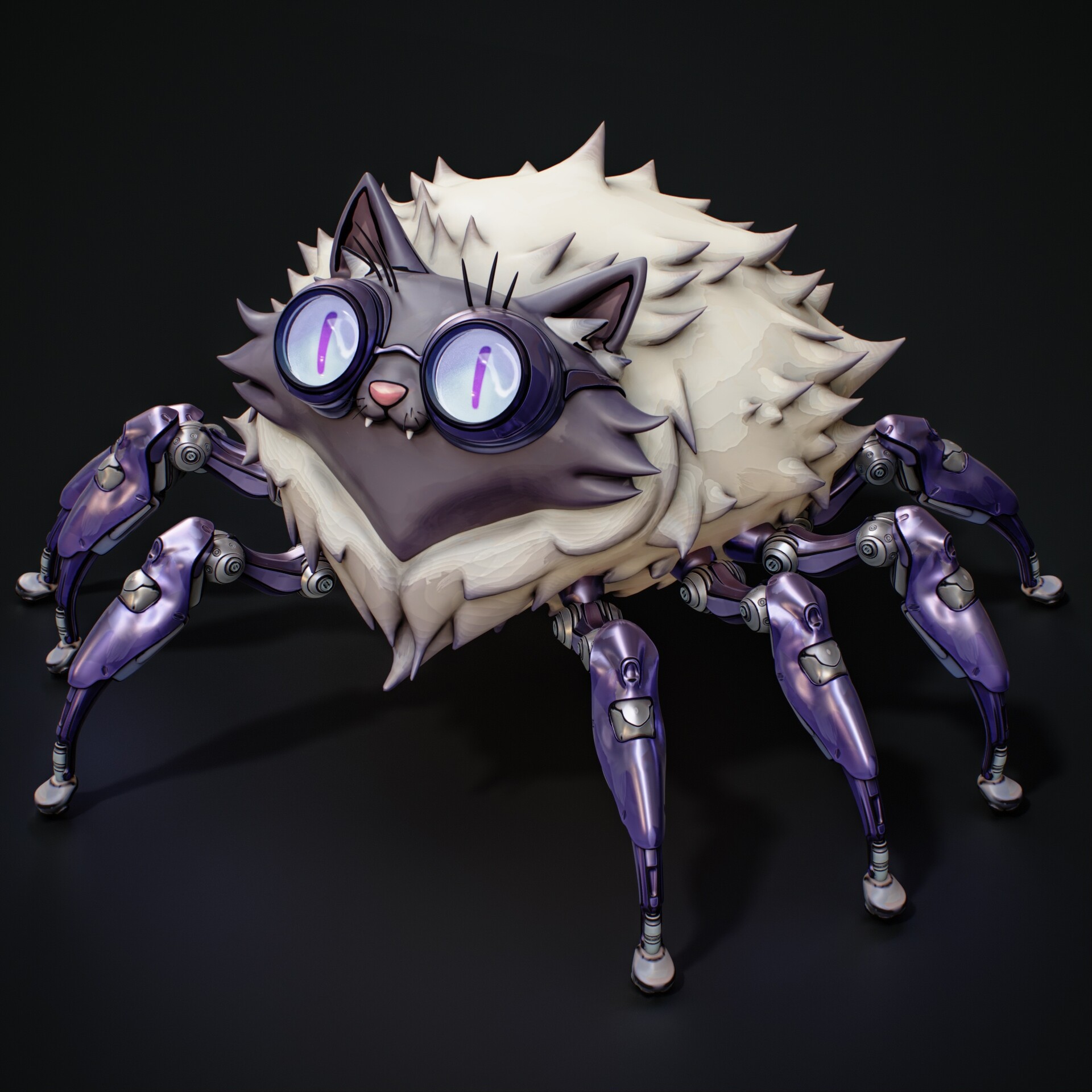 ArtStation - Sp00ts, The Robo-Spider-Cat