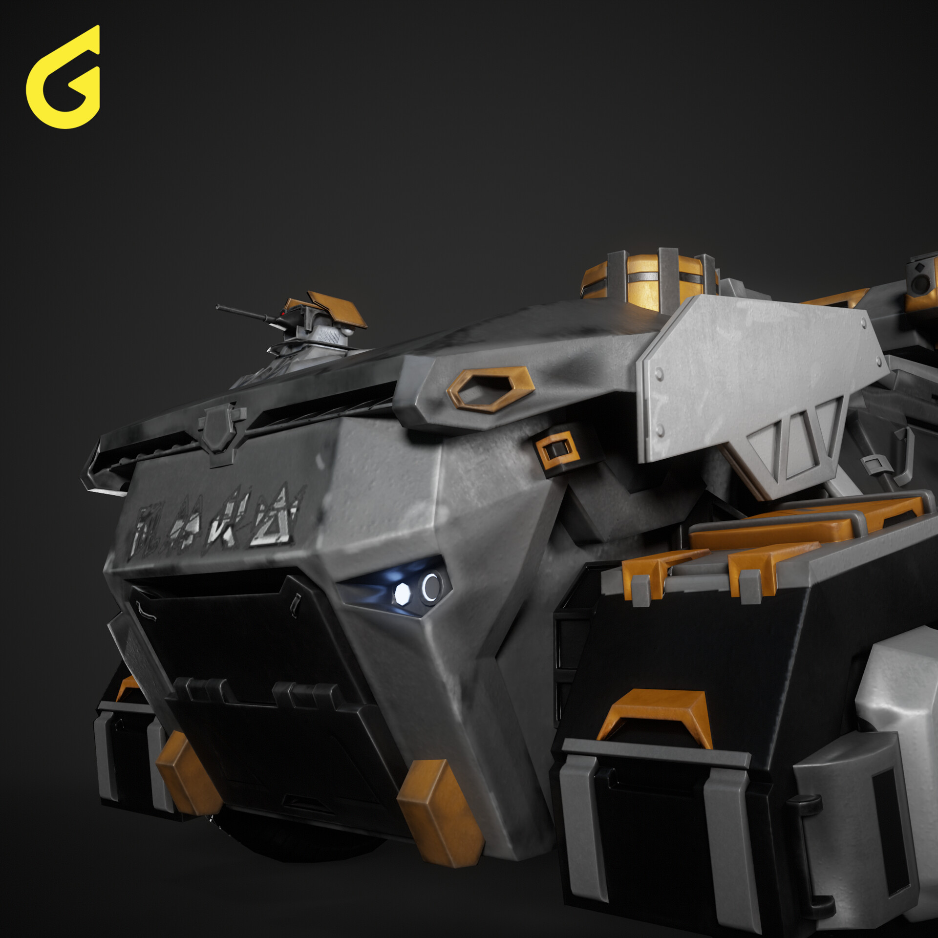 ArtStation - Heavy Combat Truck