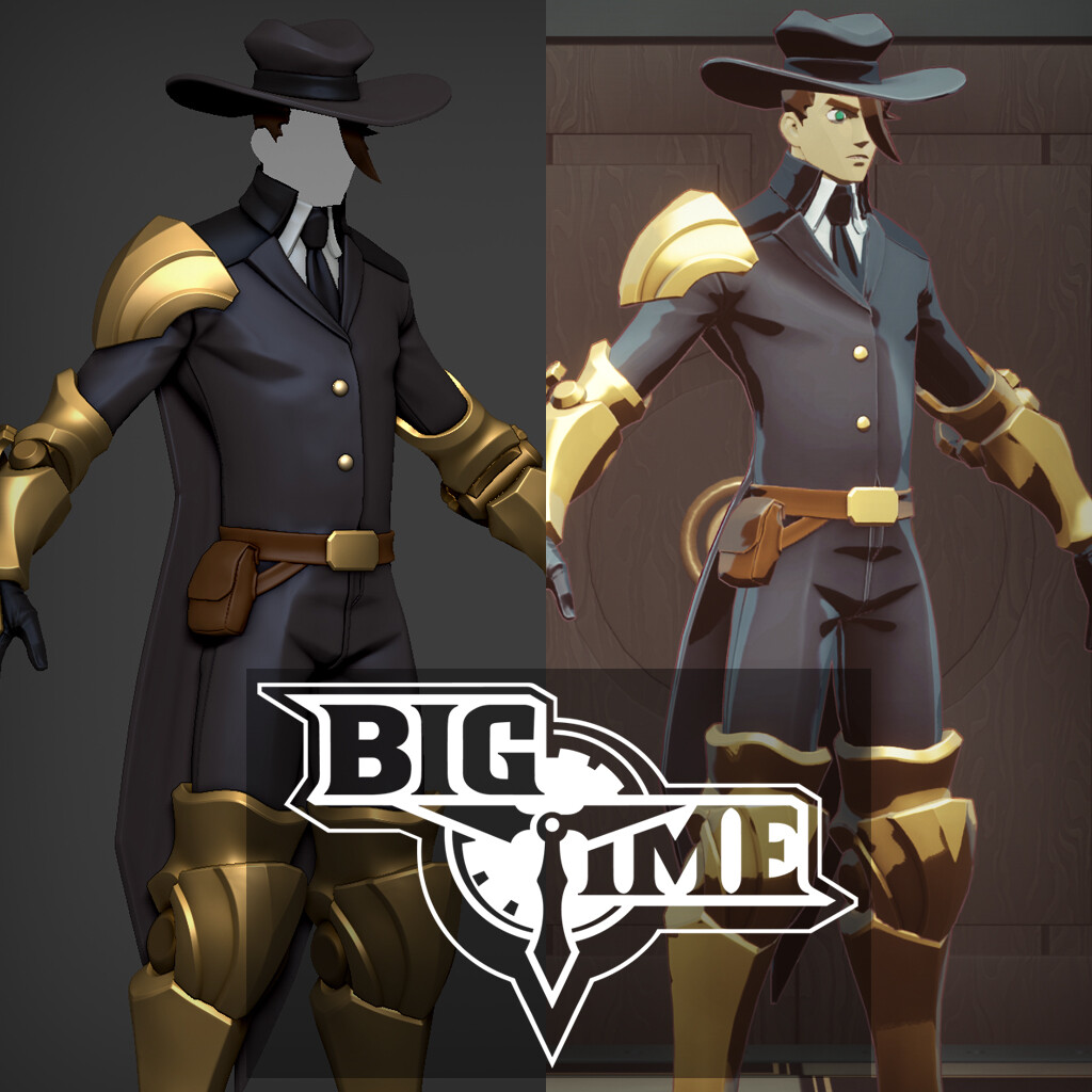 ArtStation - Space cowboy armor set