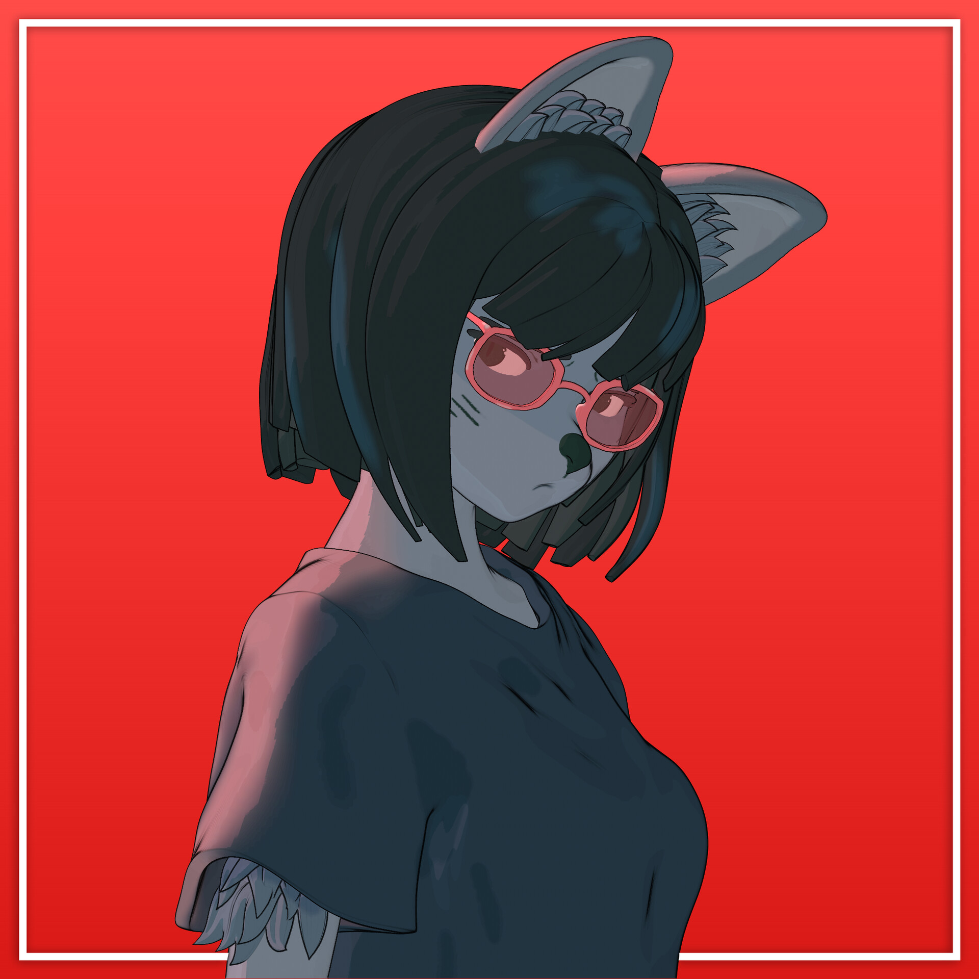 ArtStation - Red Neko