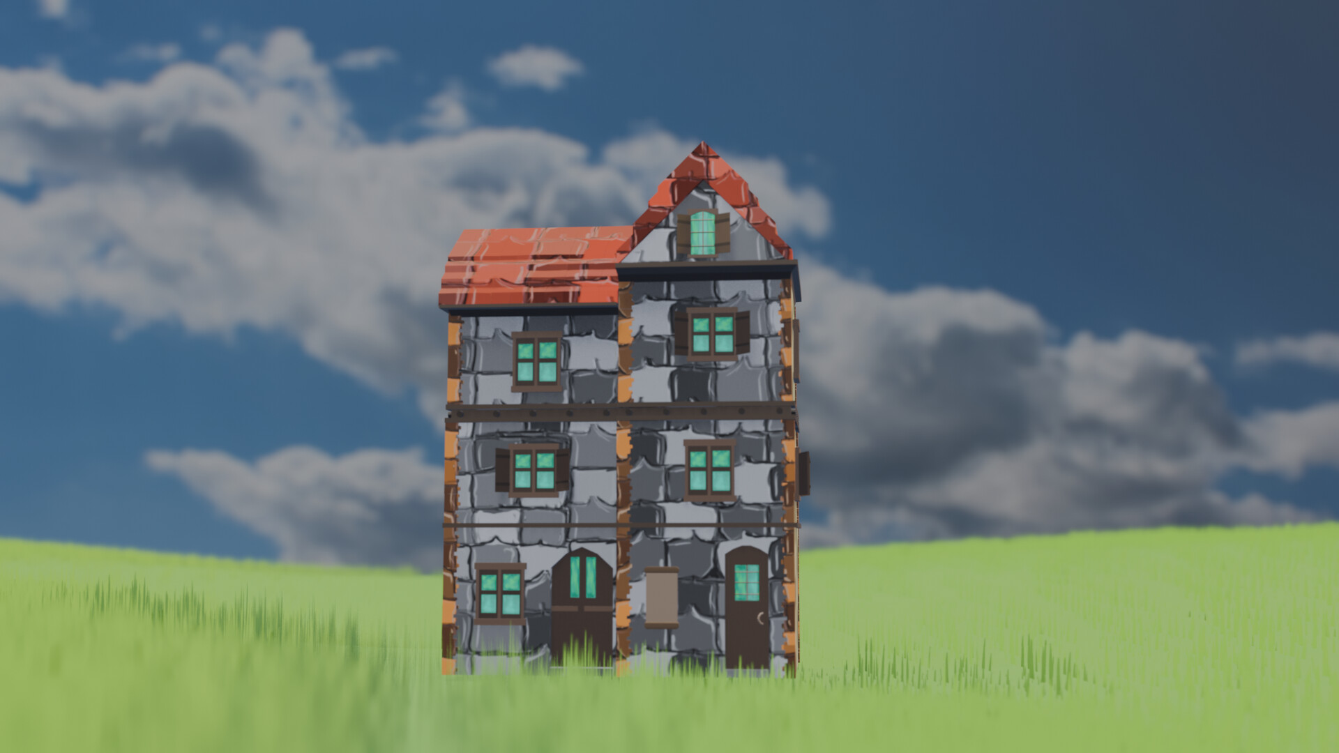 ArtStation - Yume no Ketsui: Beyond the Sky, Props Houses