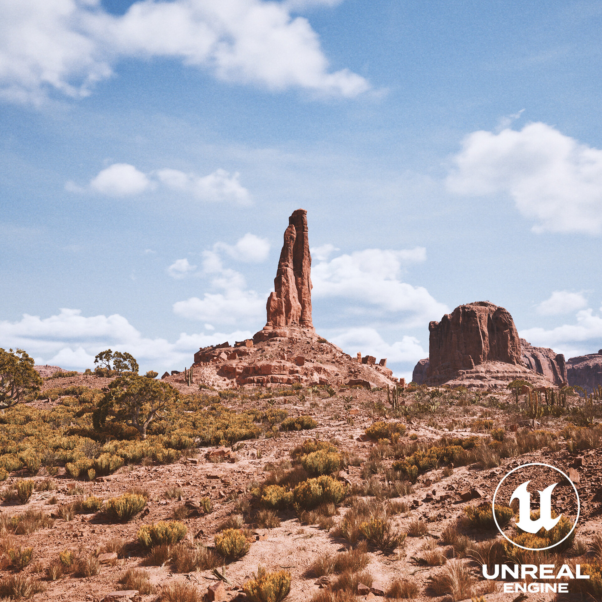 ArtStation - Canyon Desert Unreal Engine 5.6 Lumen Nanite