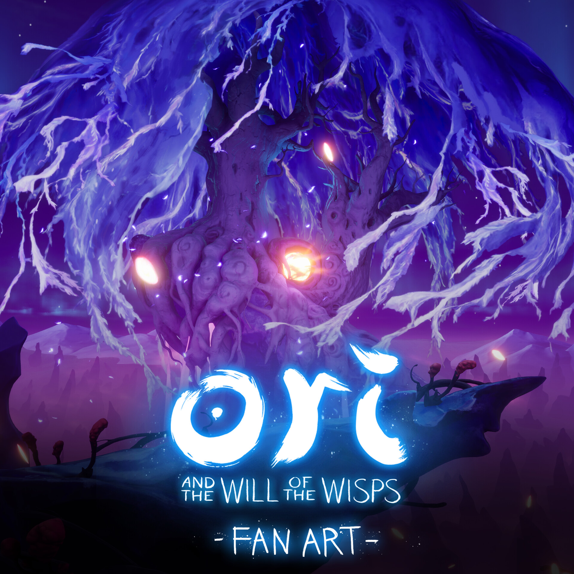ArtStation - Ori and the Will of the Wisps - 3D Environment Fan Art