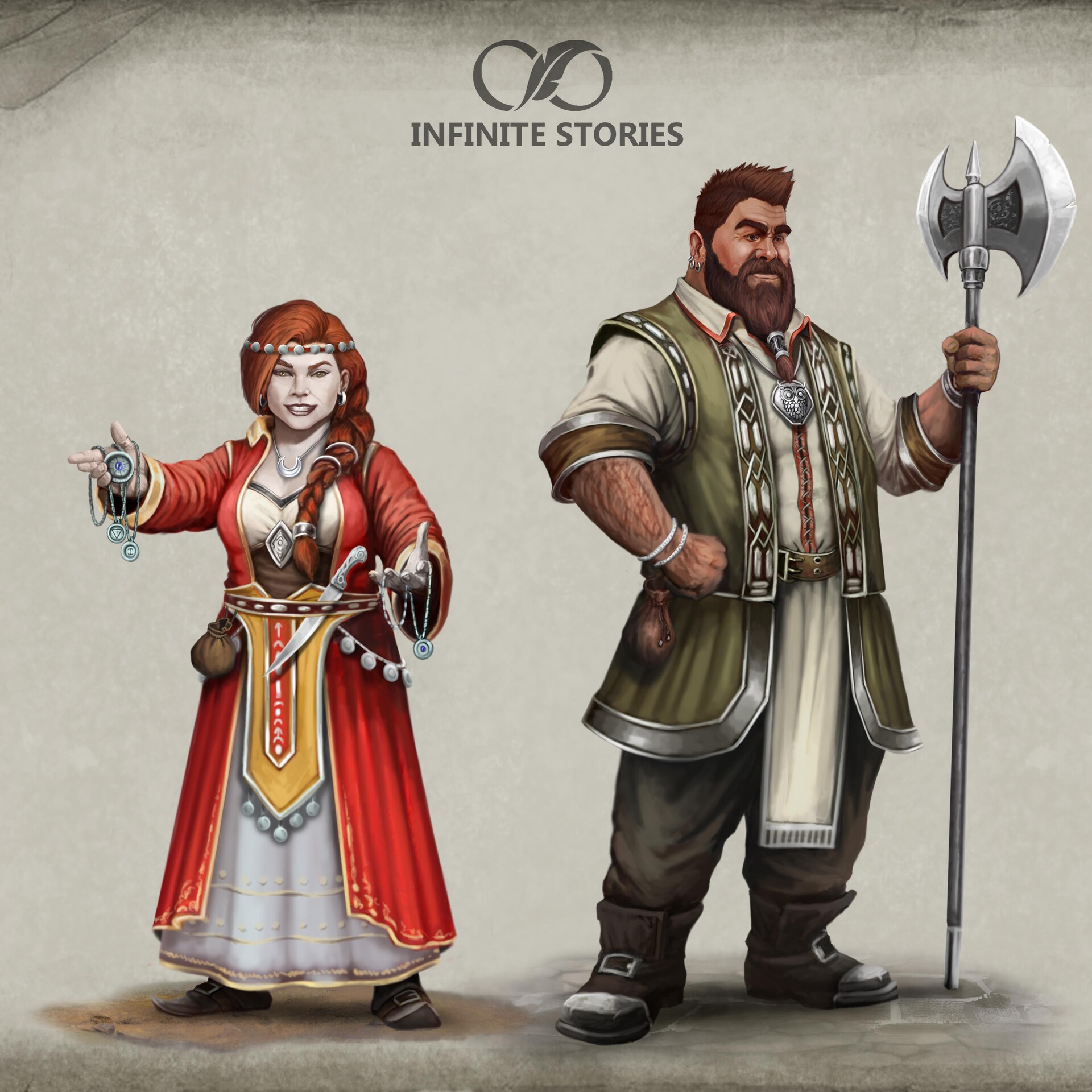 ArtStation - Dwarfs characters