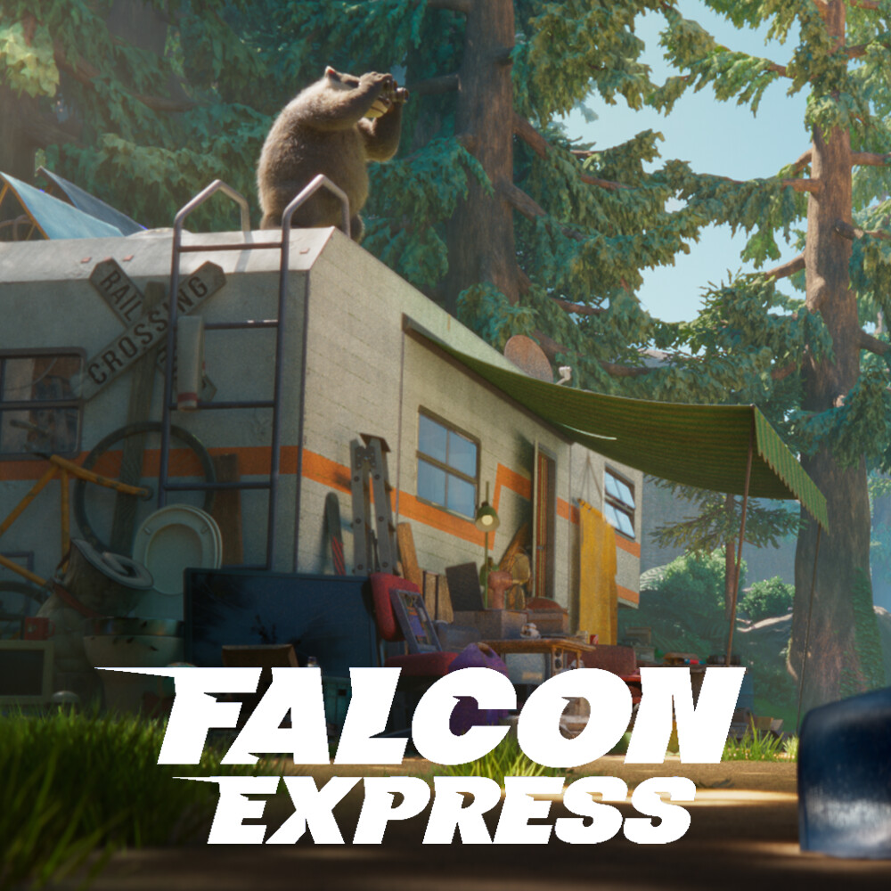 ArtStation - FALCON EXPRESS - Hans's Lair