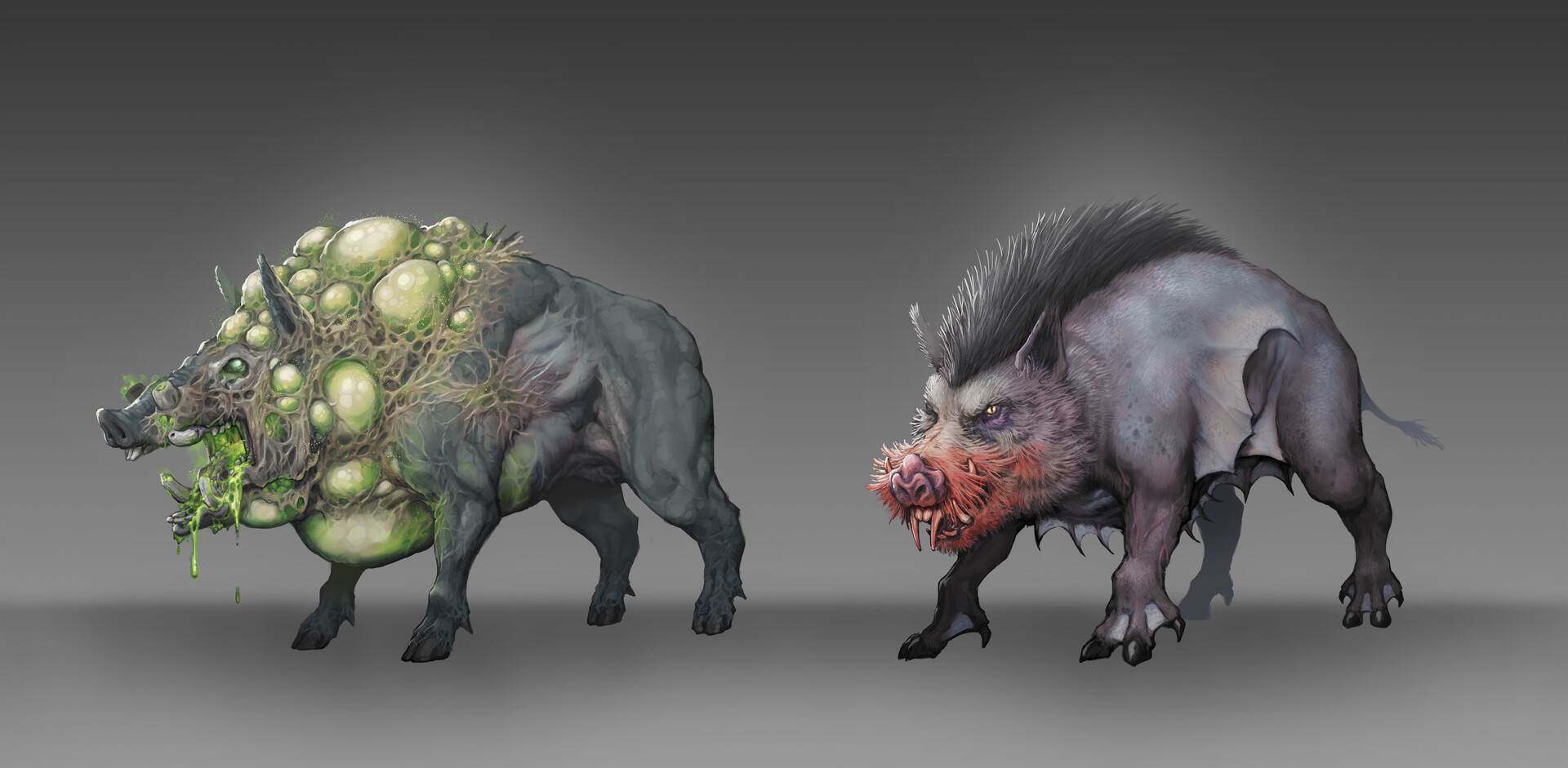 ArtStation - Boar Creature Concept Art