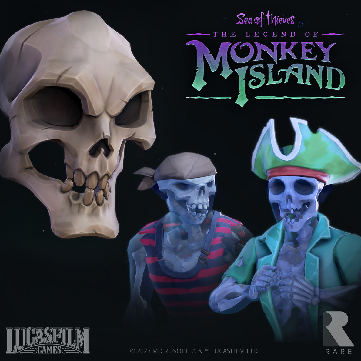 ArtStation - Sea of Thieves - Legend of Monkey Island - NPCs