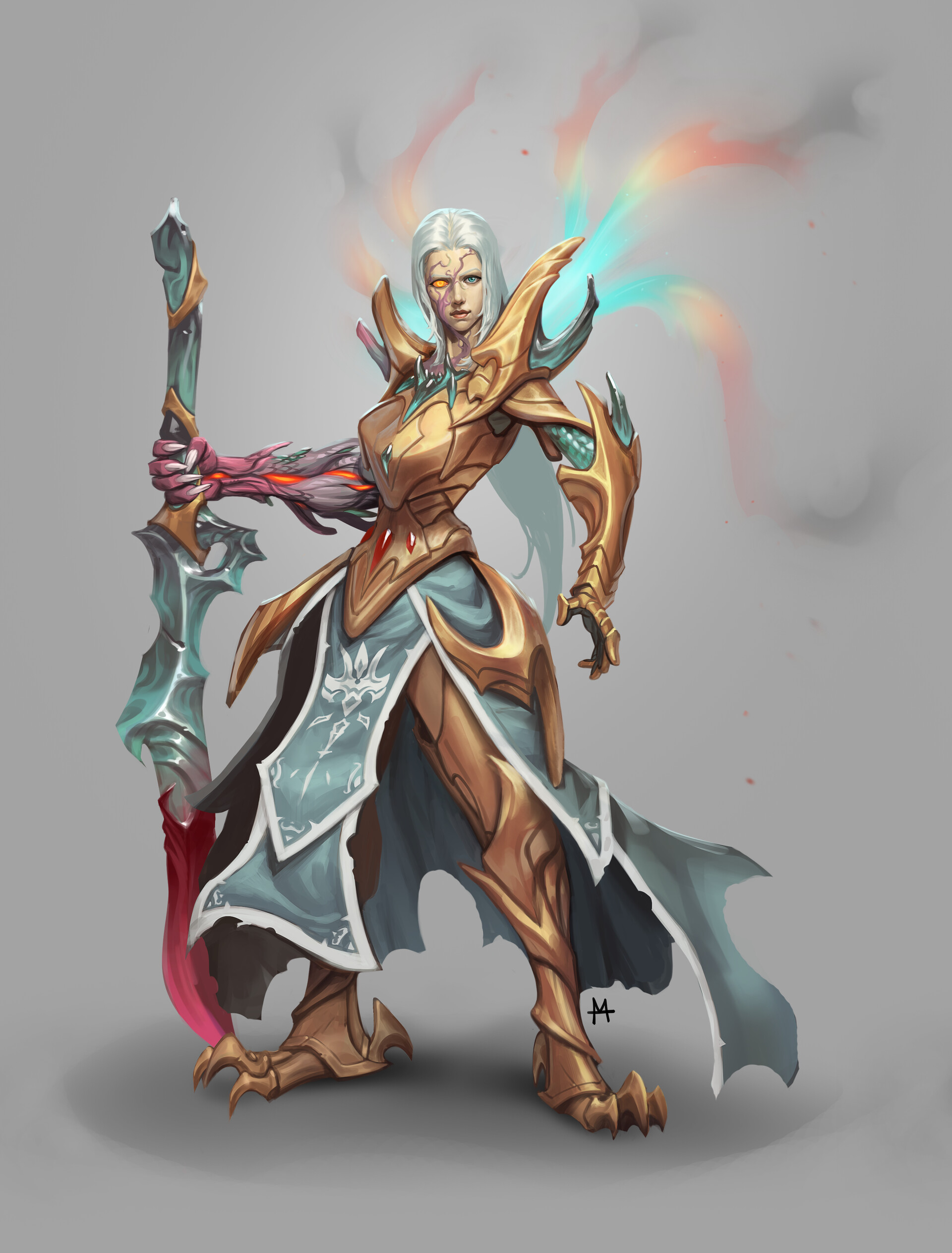 ArtStation - Corrupted Saint Friya