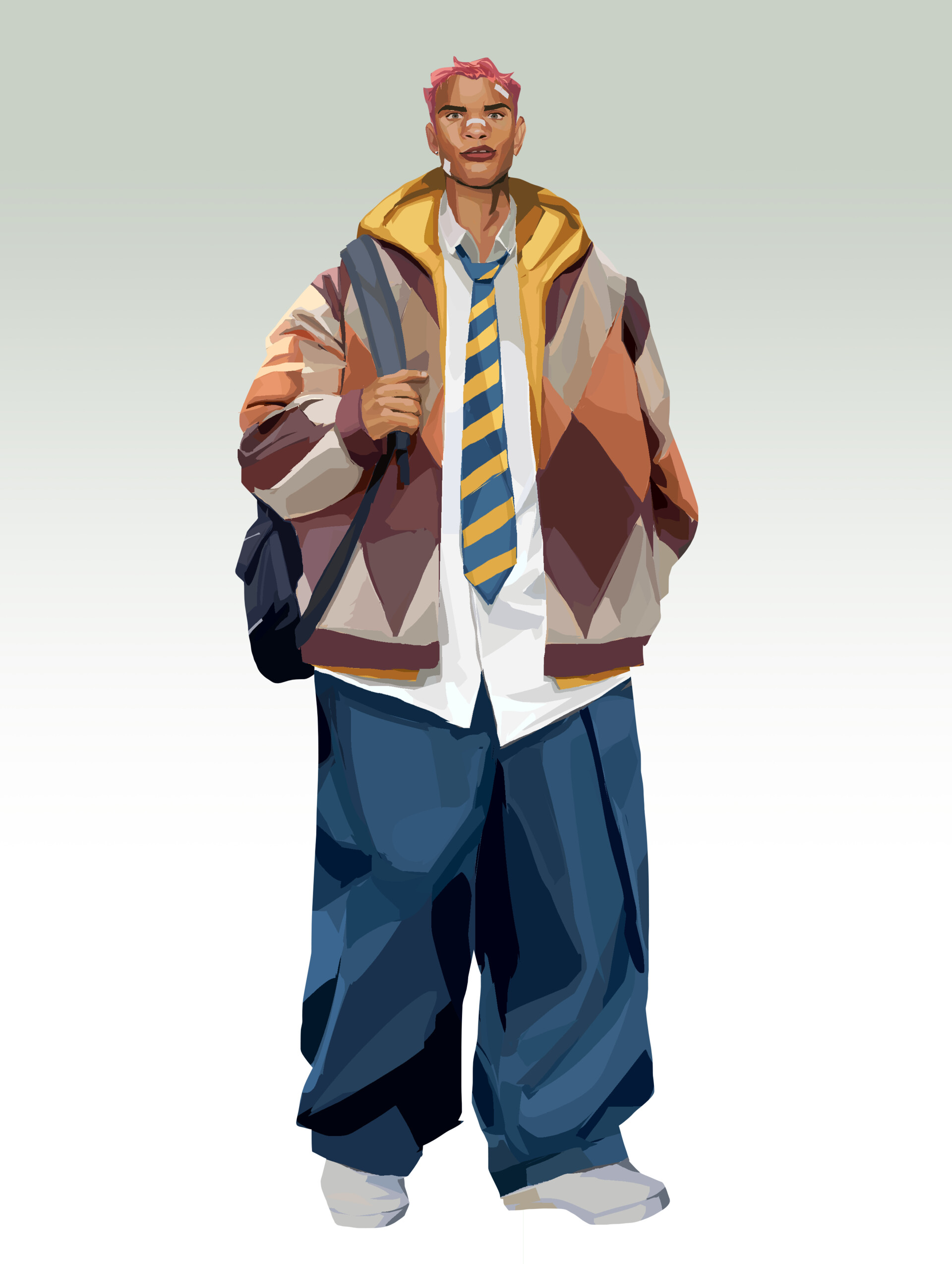 ArtStation - Casual Schoolboy