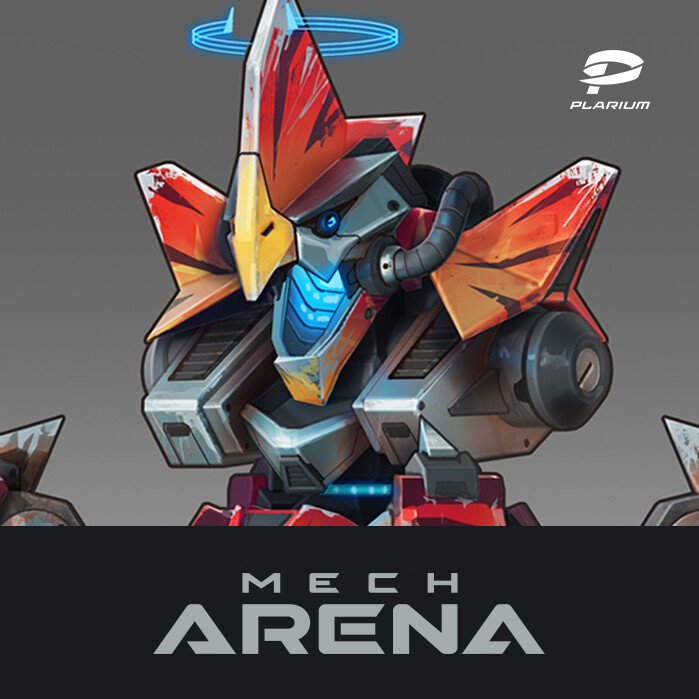 ArtStation - Mech Arena Blockhorn Skin
