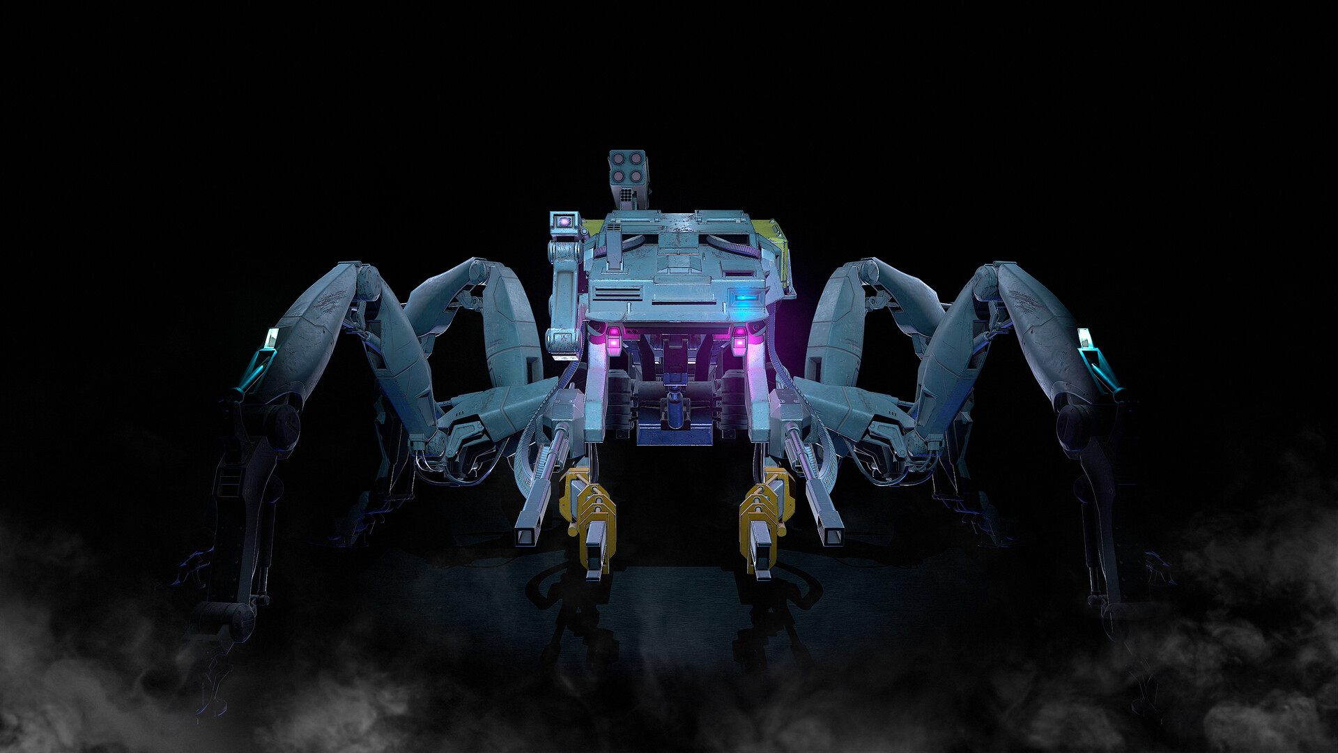 ArtStation - "ANT" walking mech