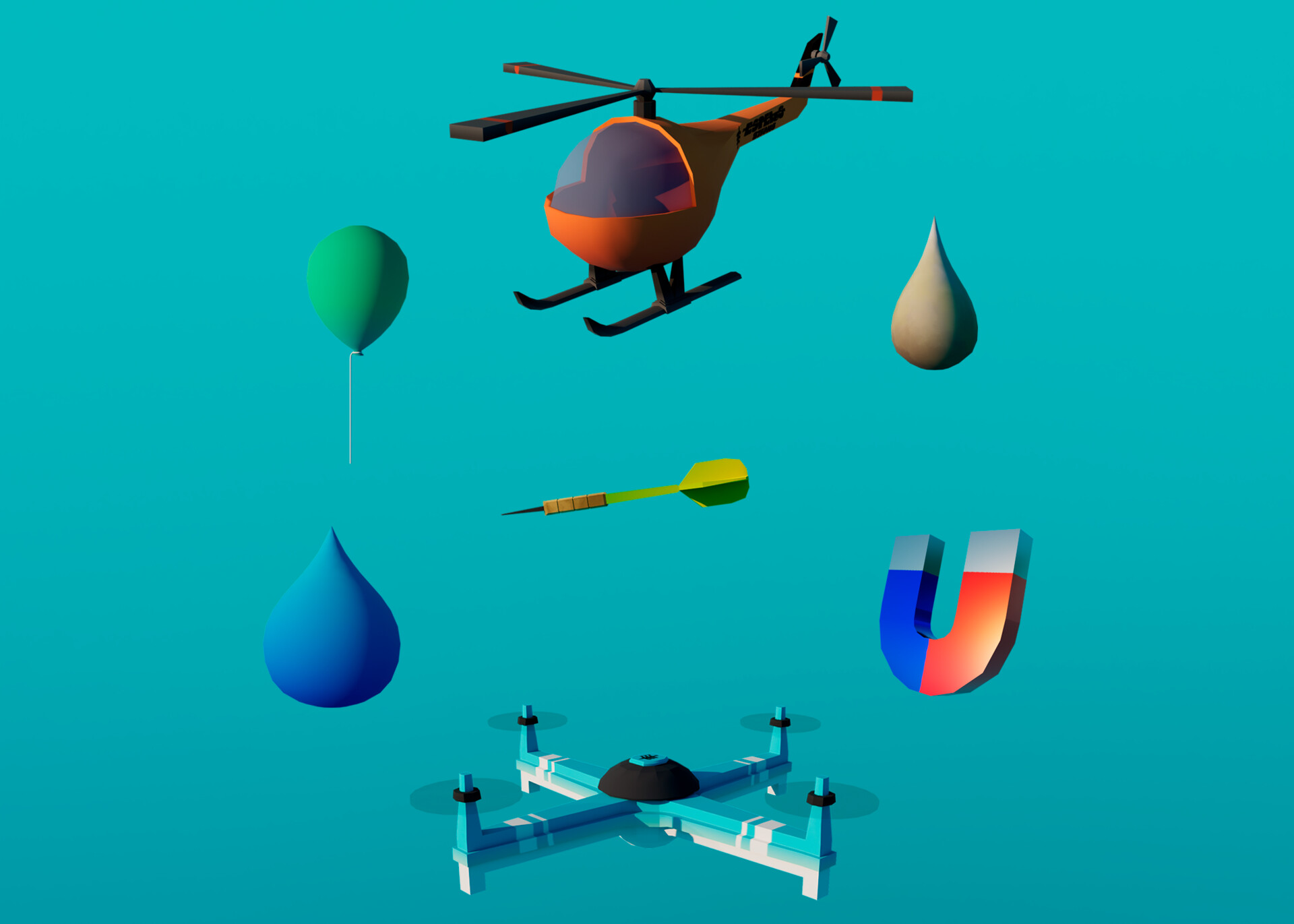 ArtStation - Rainfall Props