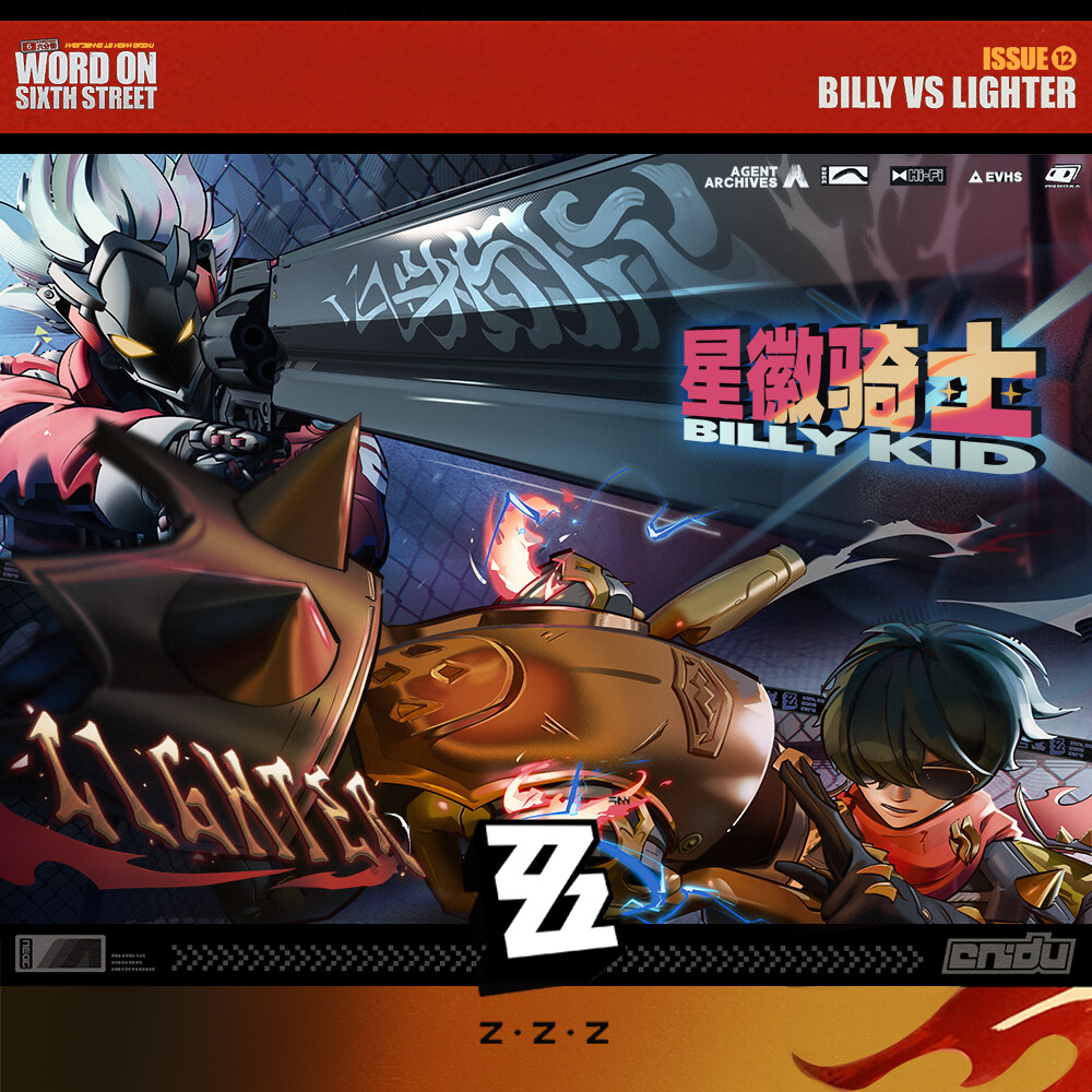 ArtStation - Billy vs Lighter - Zenless Zone Zero