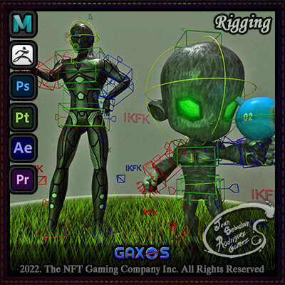 ArtStation - Rigging Modelo Base Gaxos