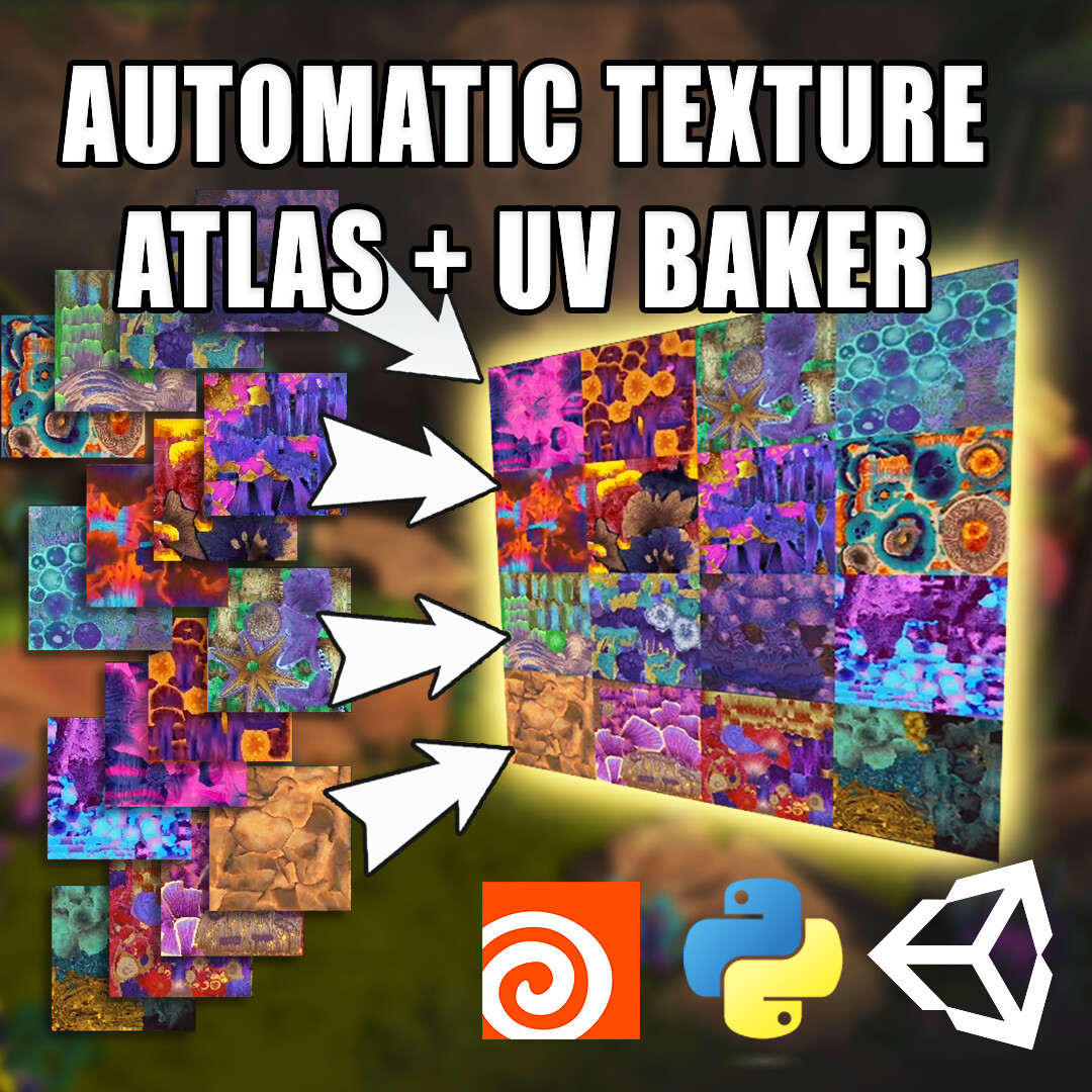 ArtStation - Texture Atlas + UV Baker tool