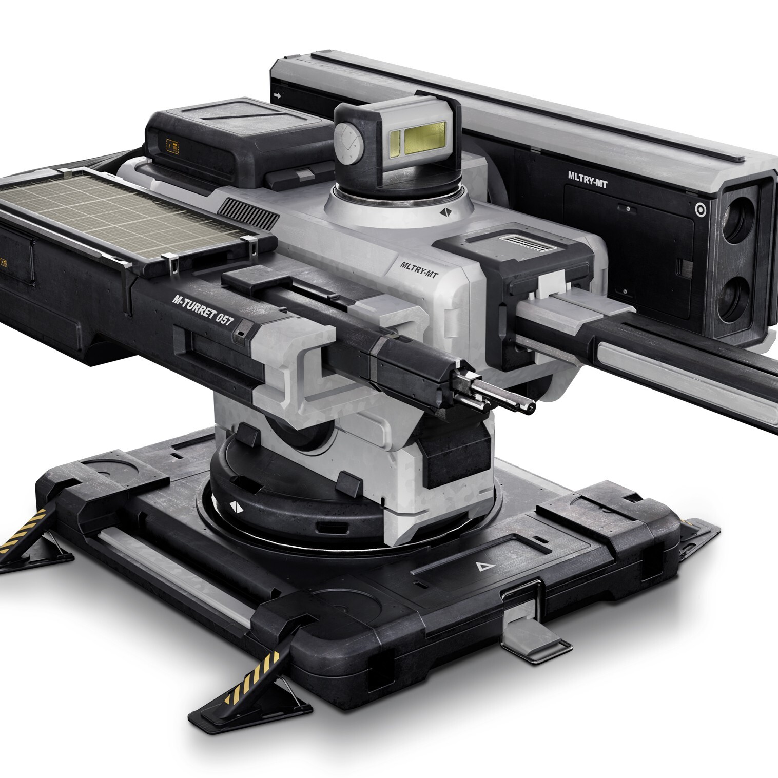 ArtStation - Sci-fi Military Turret