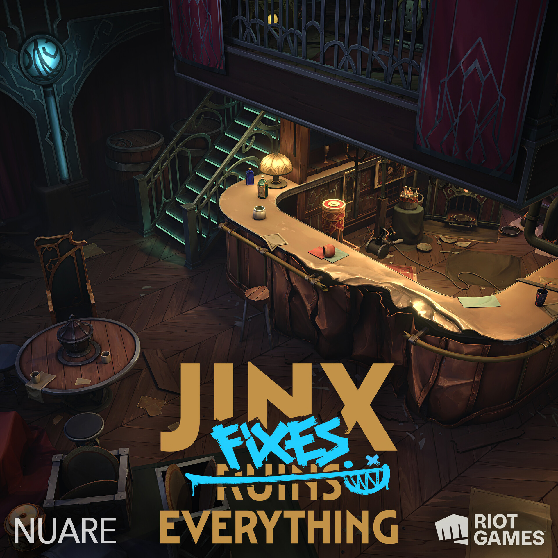 ArtStation - Jinx Fixes Everything | Arcane – The Last Drop Environment