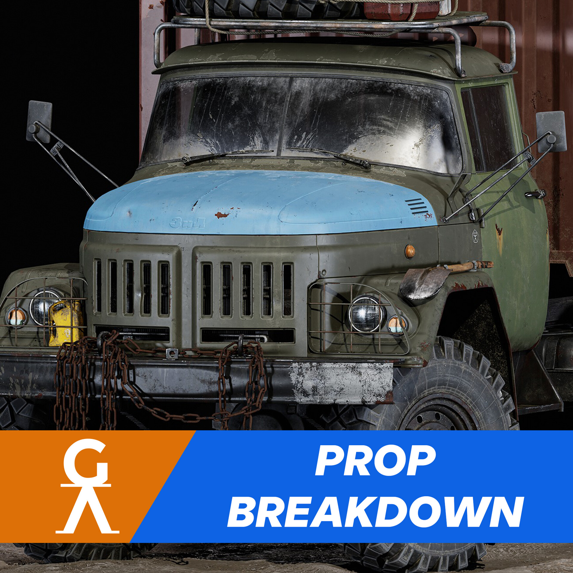 ArtStation - Zil Nomad Soviet Truck - Prop Breakdown - Gleb Kuzin