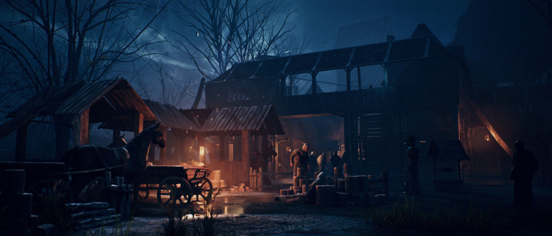 ArtStation - Dark Medieval City relight –cinematic lighting