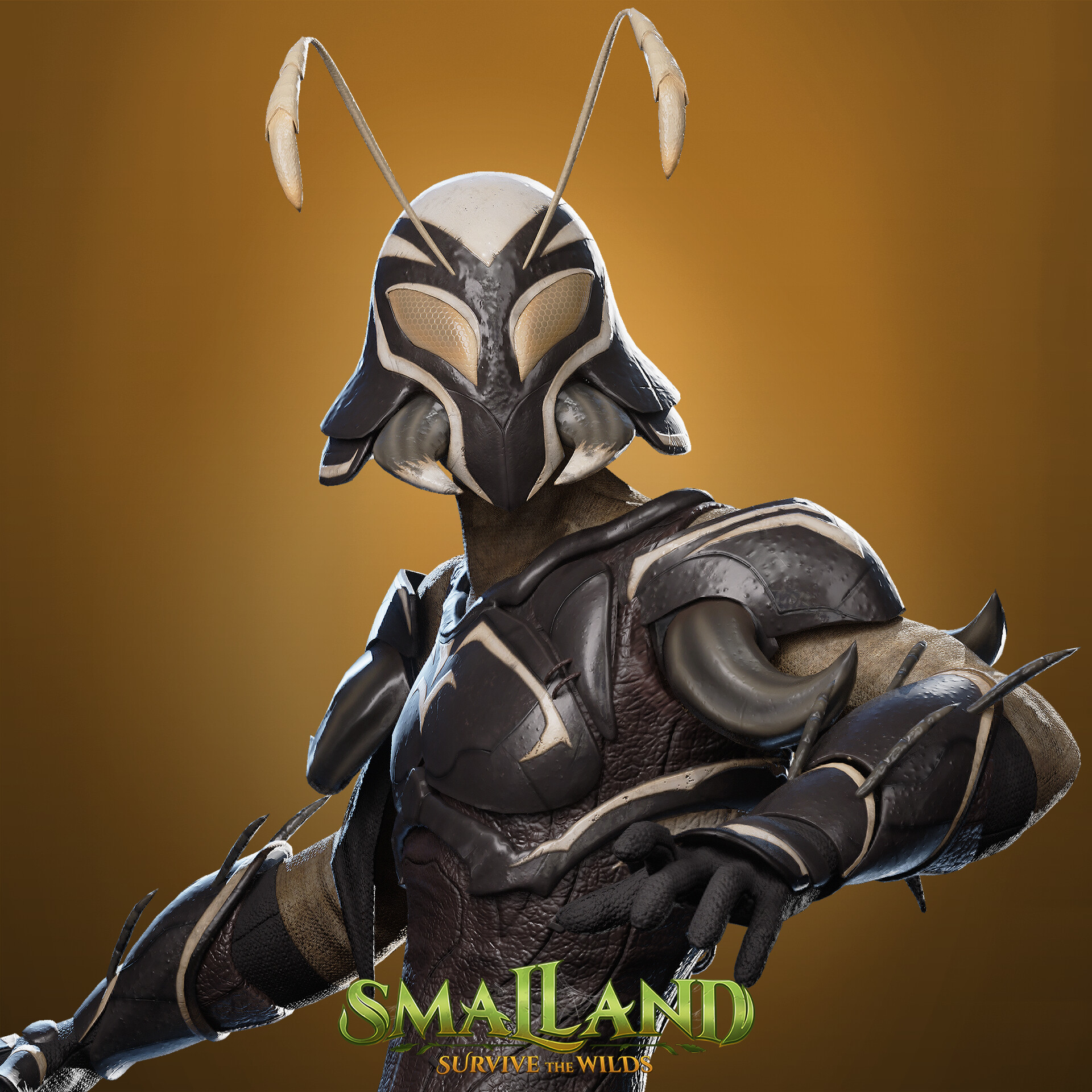 ArtStation - Realtime Character - Dawn Ant Bone Armor - Smalland