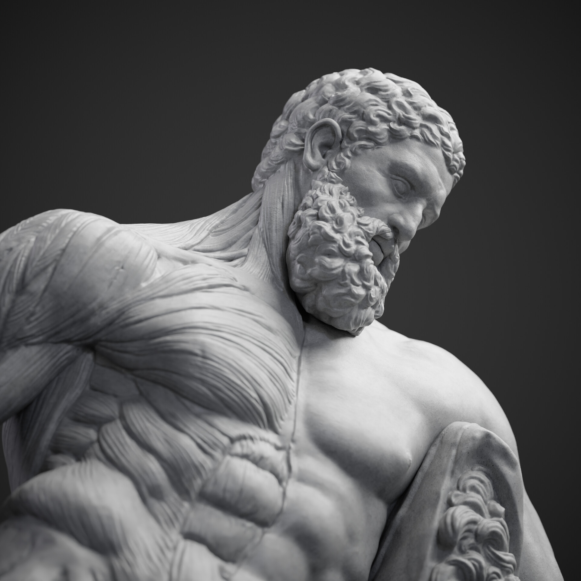 ArtStation - Farnese Hercules Ecorché Study