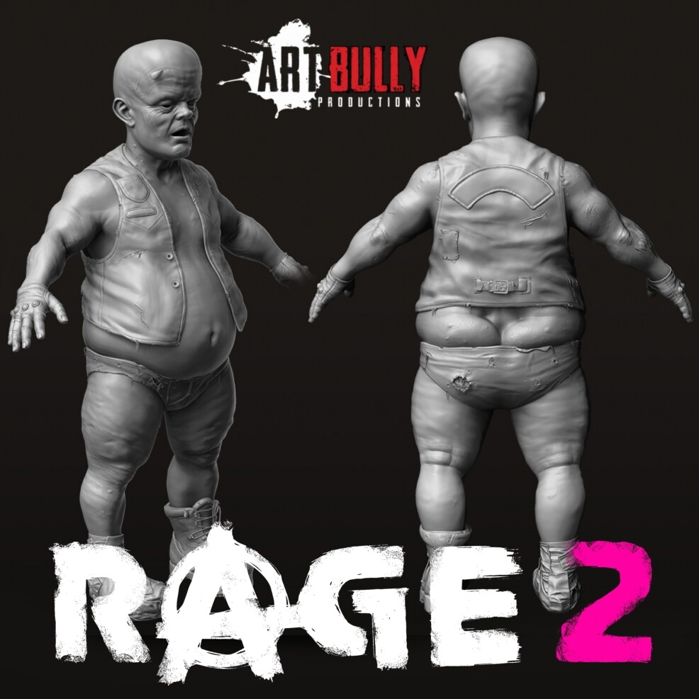 ArtStation - Rage 2 River Hog High Poly