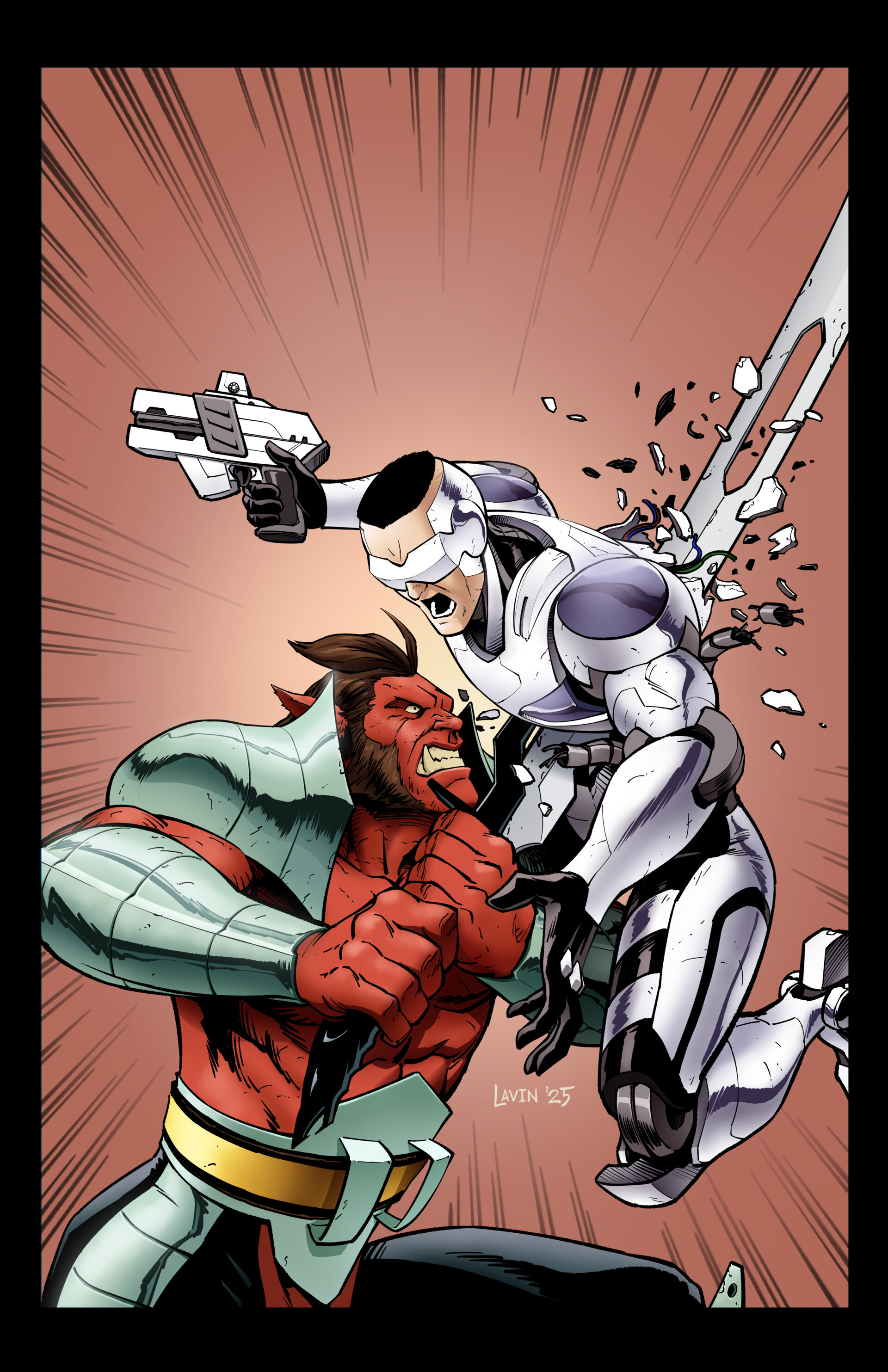 Ken Lavin - Maximus Blade No. 2 Cover Art