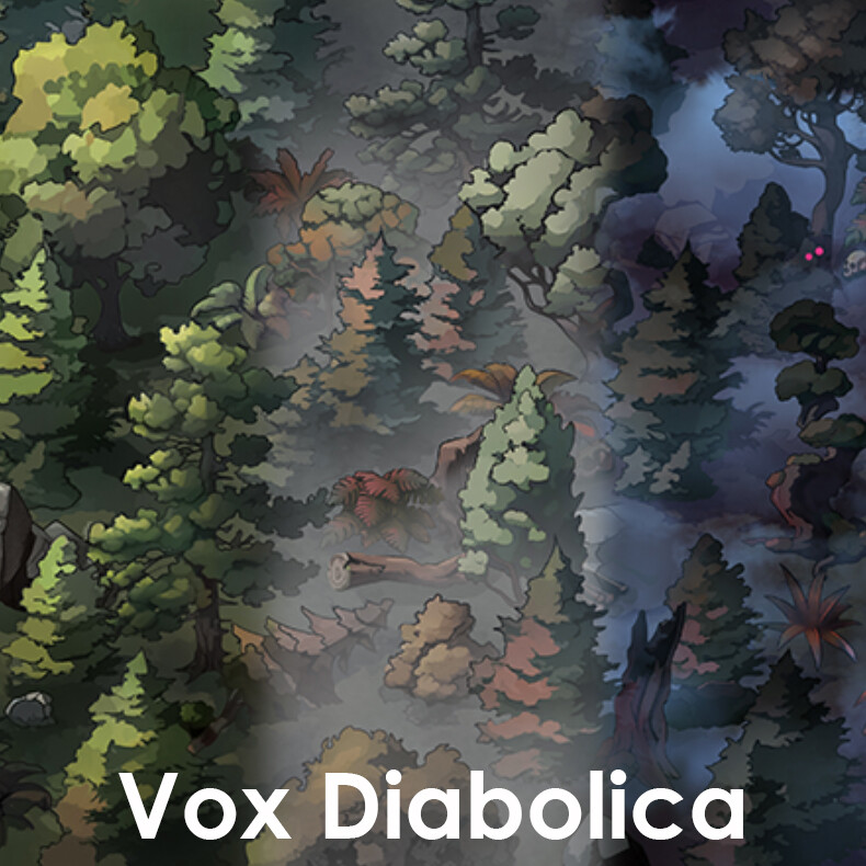 ArtStation - Fantasy Forest Map