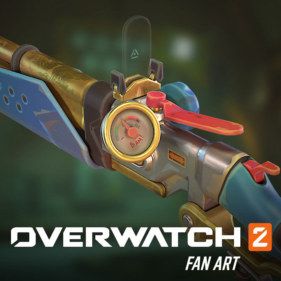 ArtStation - Ashe rifle (overwatch 2) fan-art