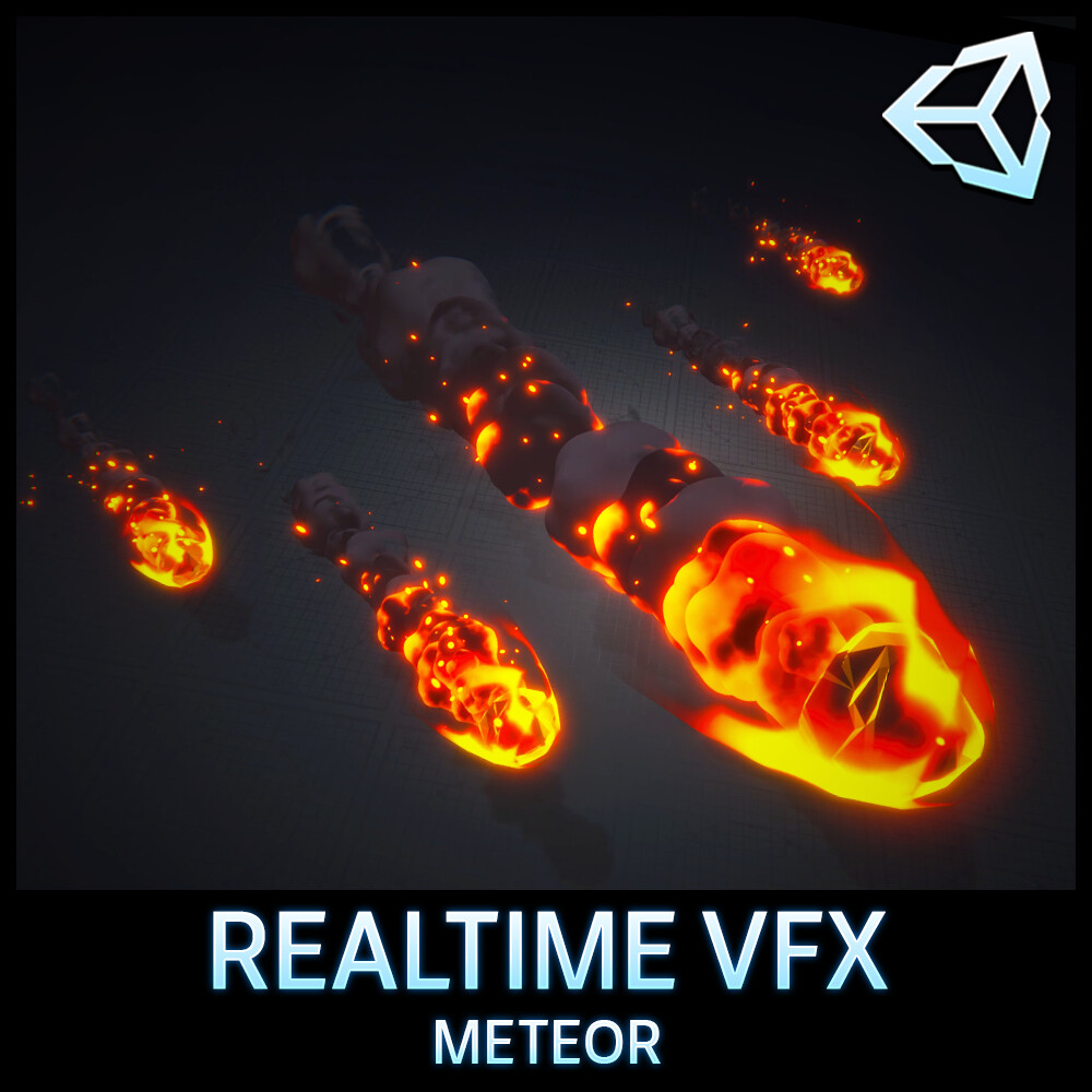 ArtStation - Stylized Meteor ☄️