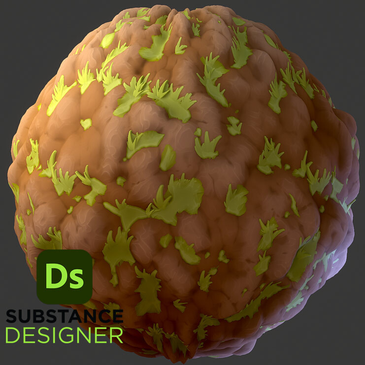 ArtStation - Stylized Dirt Terrain Bumpy - Substance 3D Designer