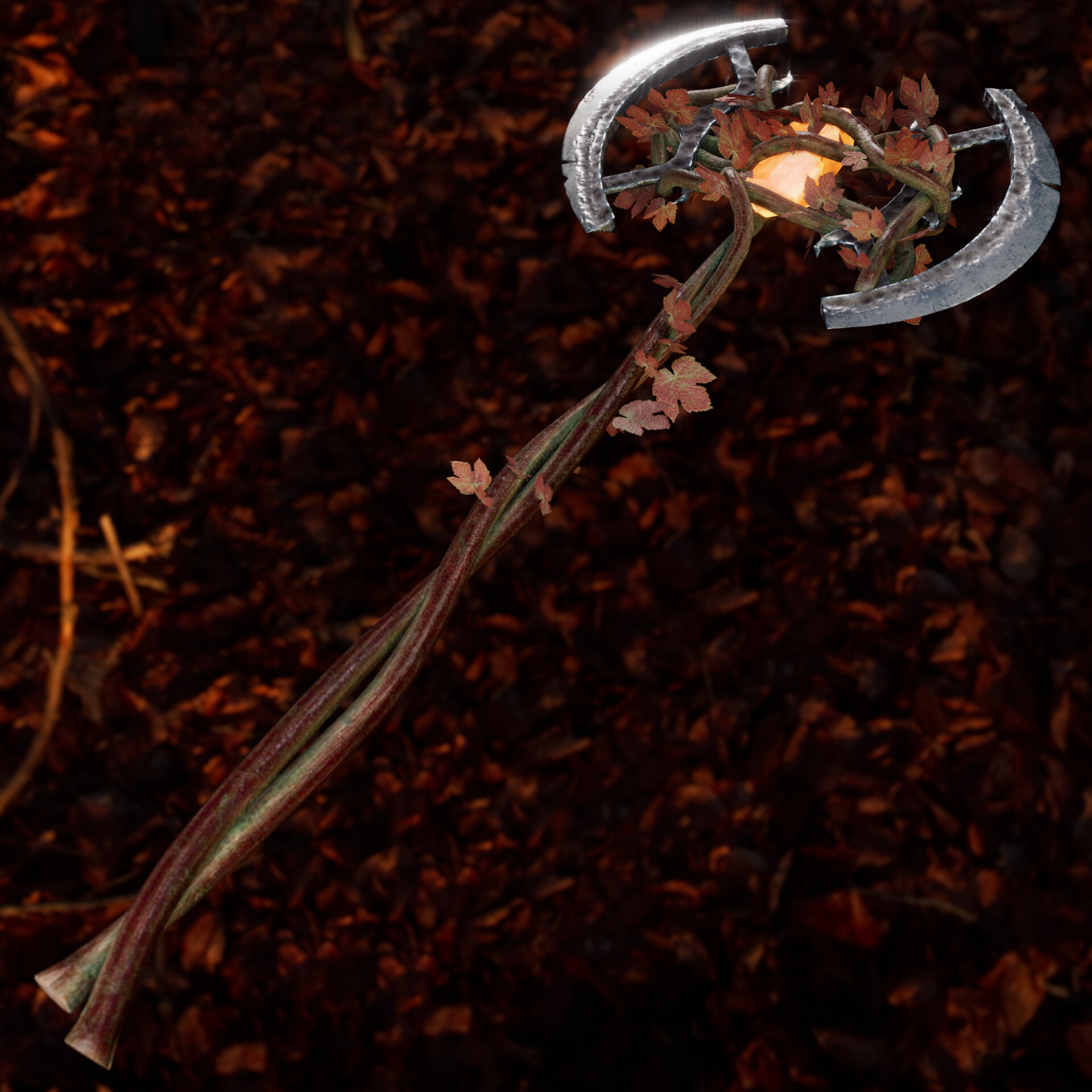 ArtStation - Druid melee weapons