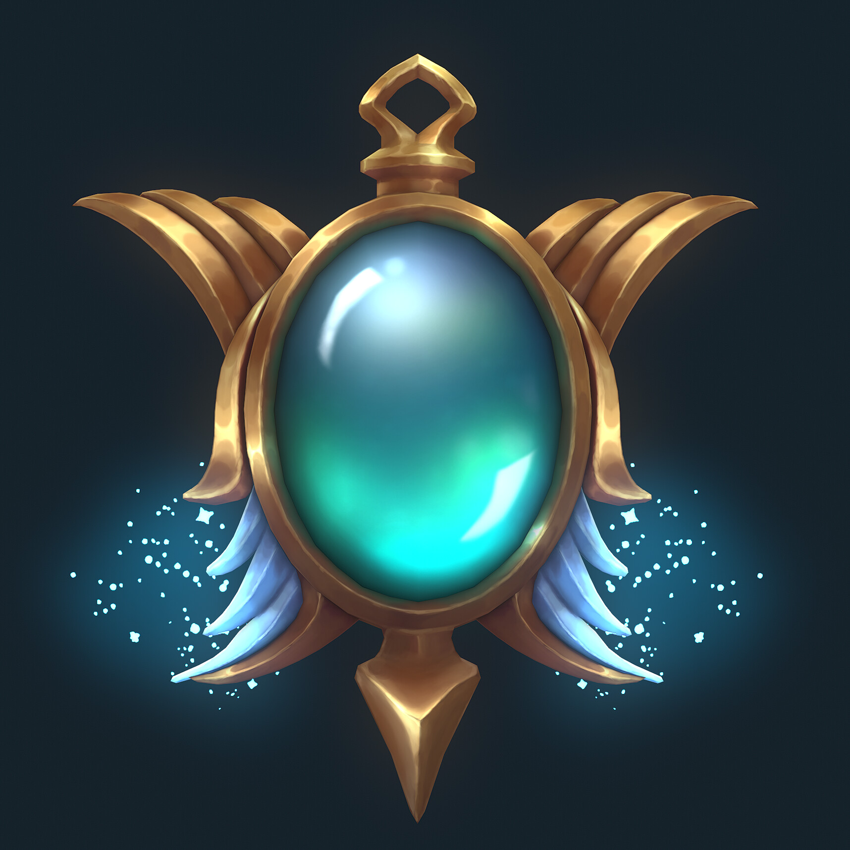 ArtStation - Hand-painted amulet